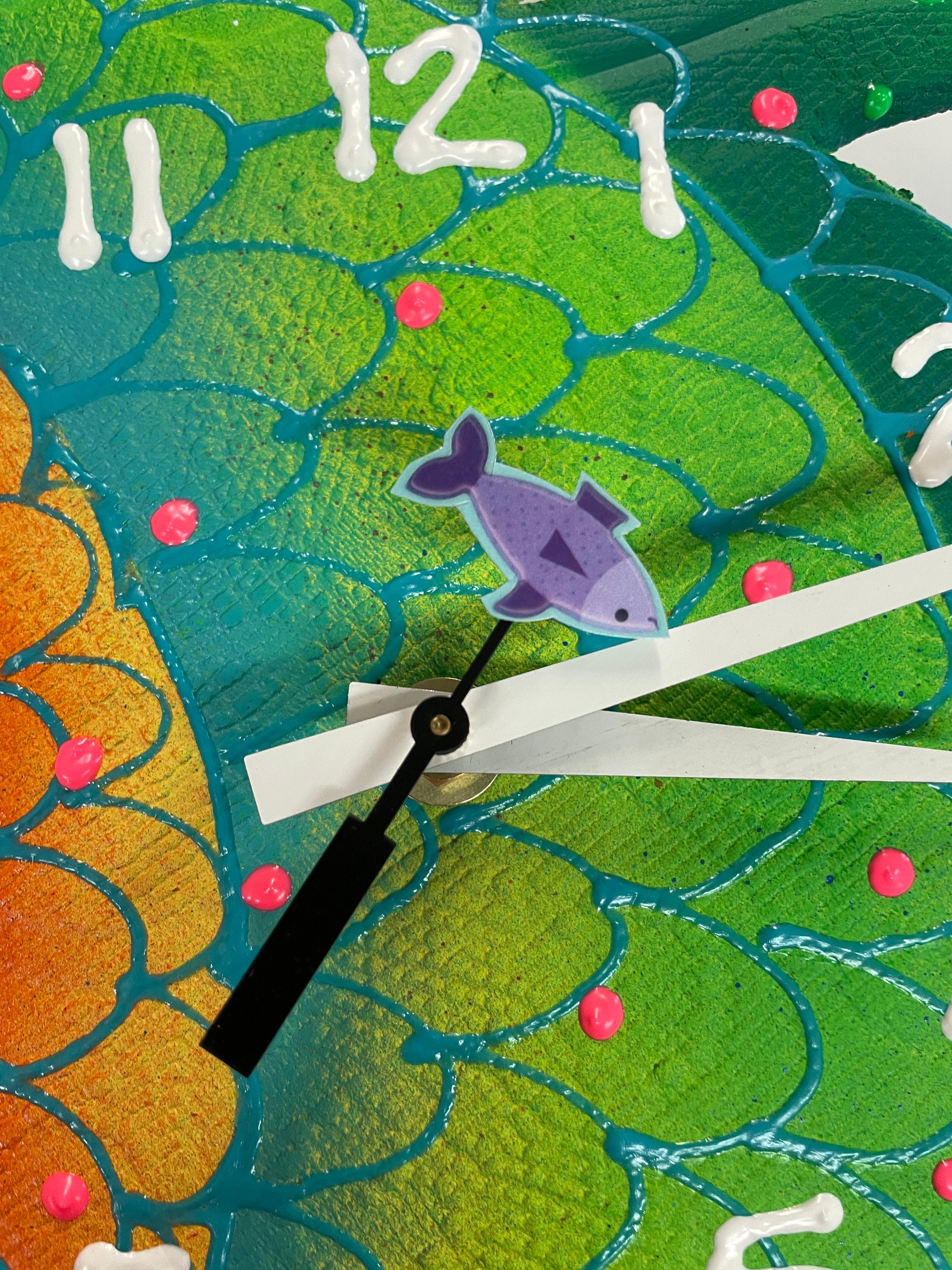 Fish Clock, Blowfish Clock, Unique wall Clock,Under the Sea, Ocean ...