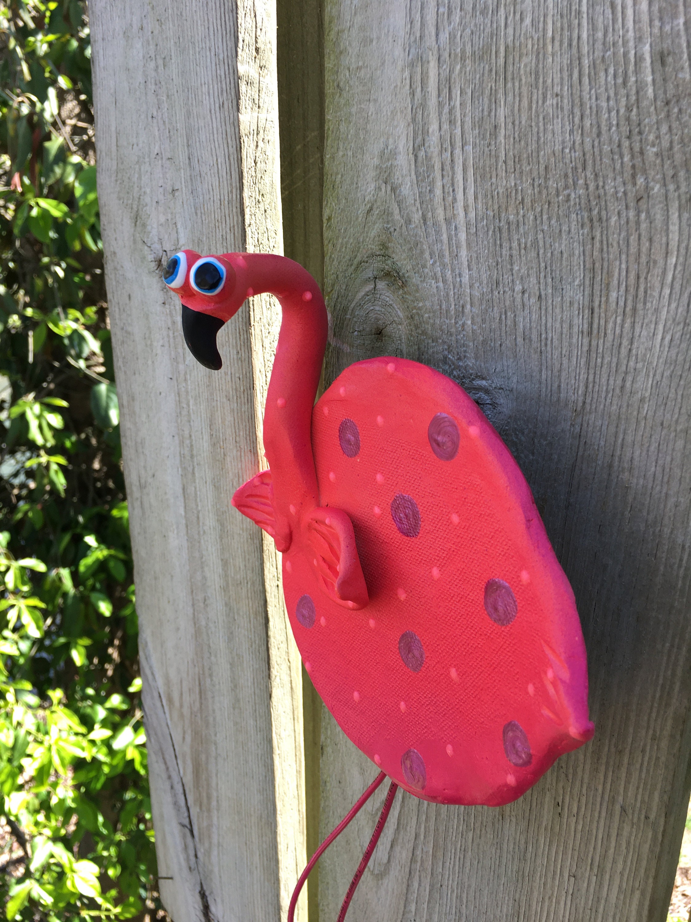 Pink Flamingo Wall Hanging , Pink Flamingo Art,Pink Flamingo decor ...