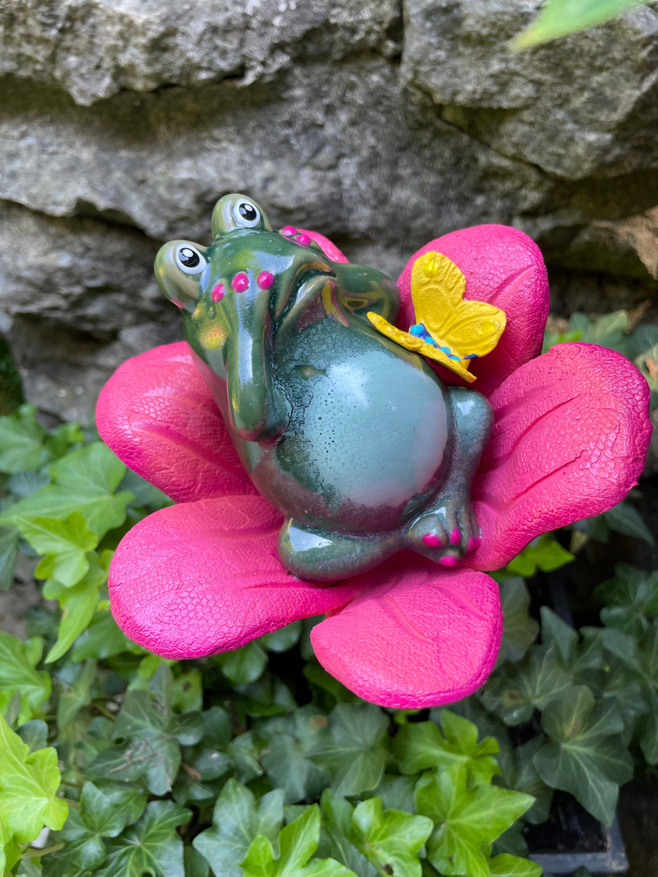 Frog Garden Decoration Ornament Frog Bird Feeder,Frog Garden Bird ...