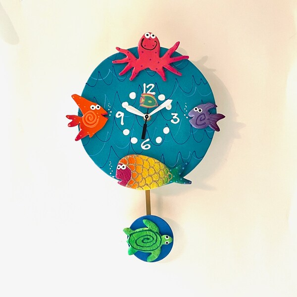 Fish Clock - Etsy