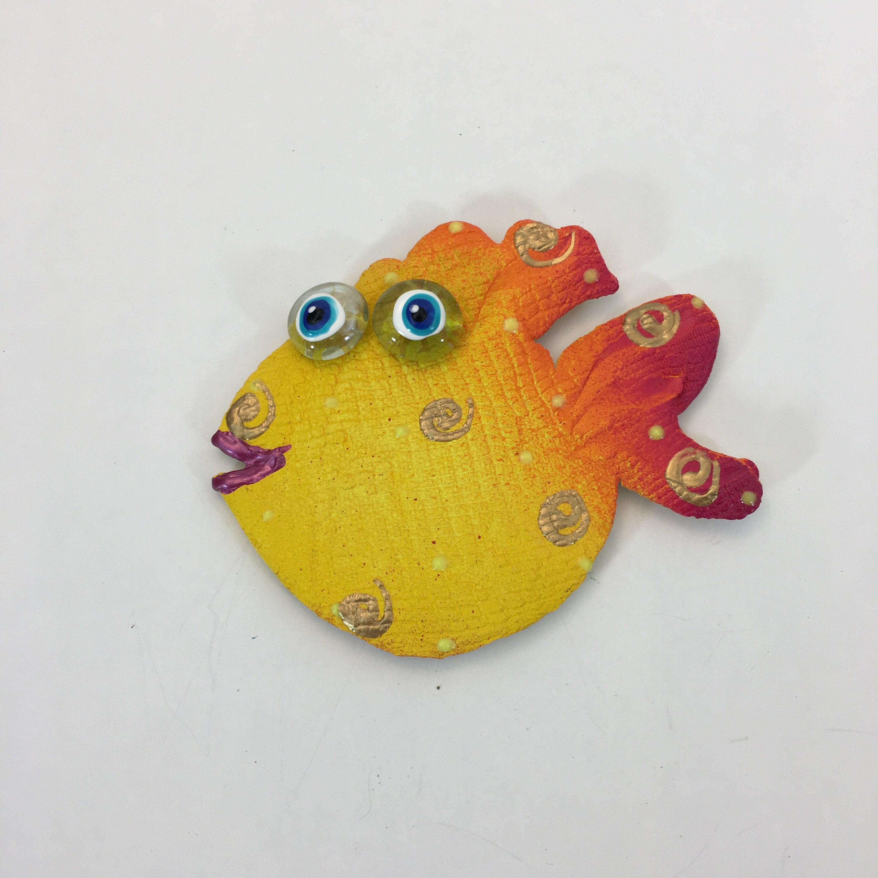Whimsical wall hanging Fish, underwater fish room decor,Beach theme ...