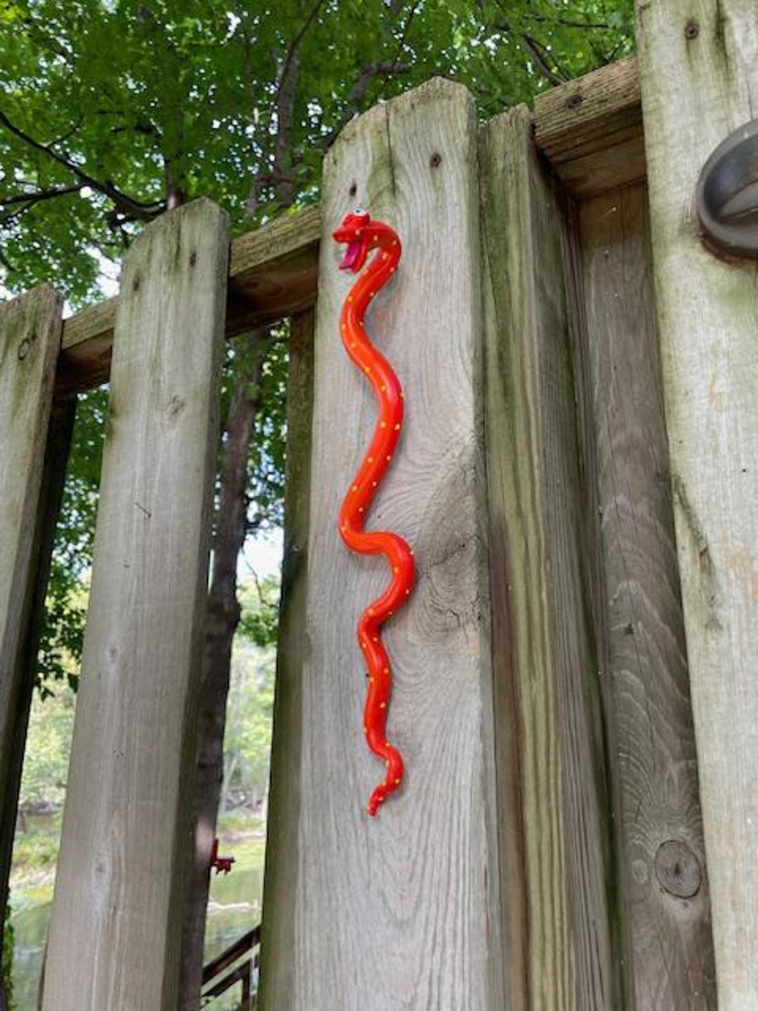 Orange Tree Snake,ceramic Wall Hanging Snake,serpent,snake Art ...