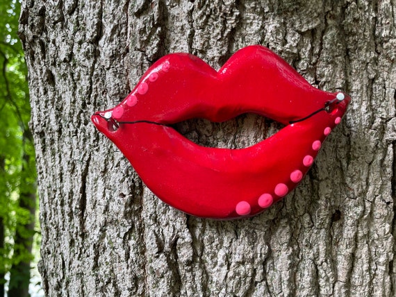 Red Lips Replacement Tree Facetree Decoration Lips-mouth - Etsy