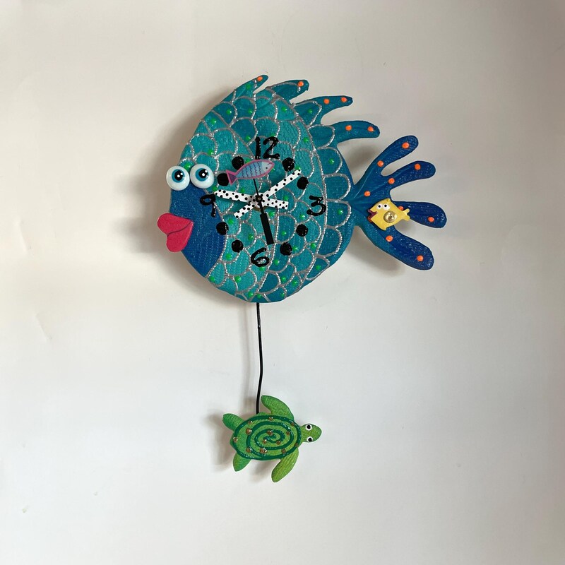 Fish Clock - Etsy
