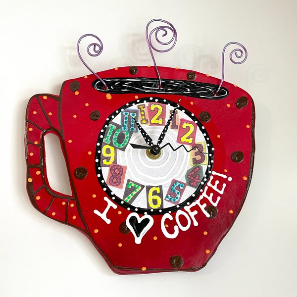 Teapot Wall Clock - Etsy