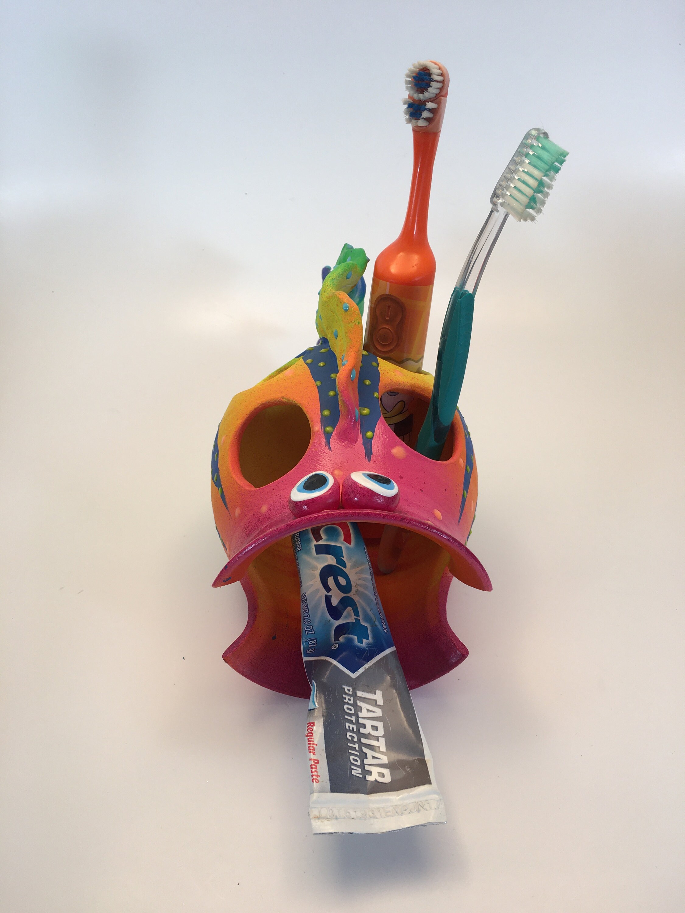 Kid's toothbrush Holder, Fish Toothbrush Holder,Beach Theme, Underwater ...