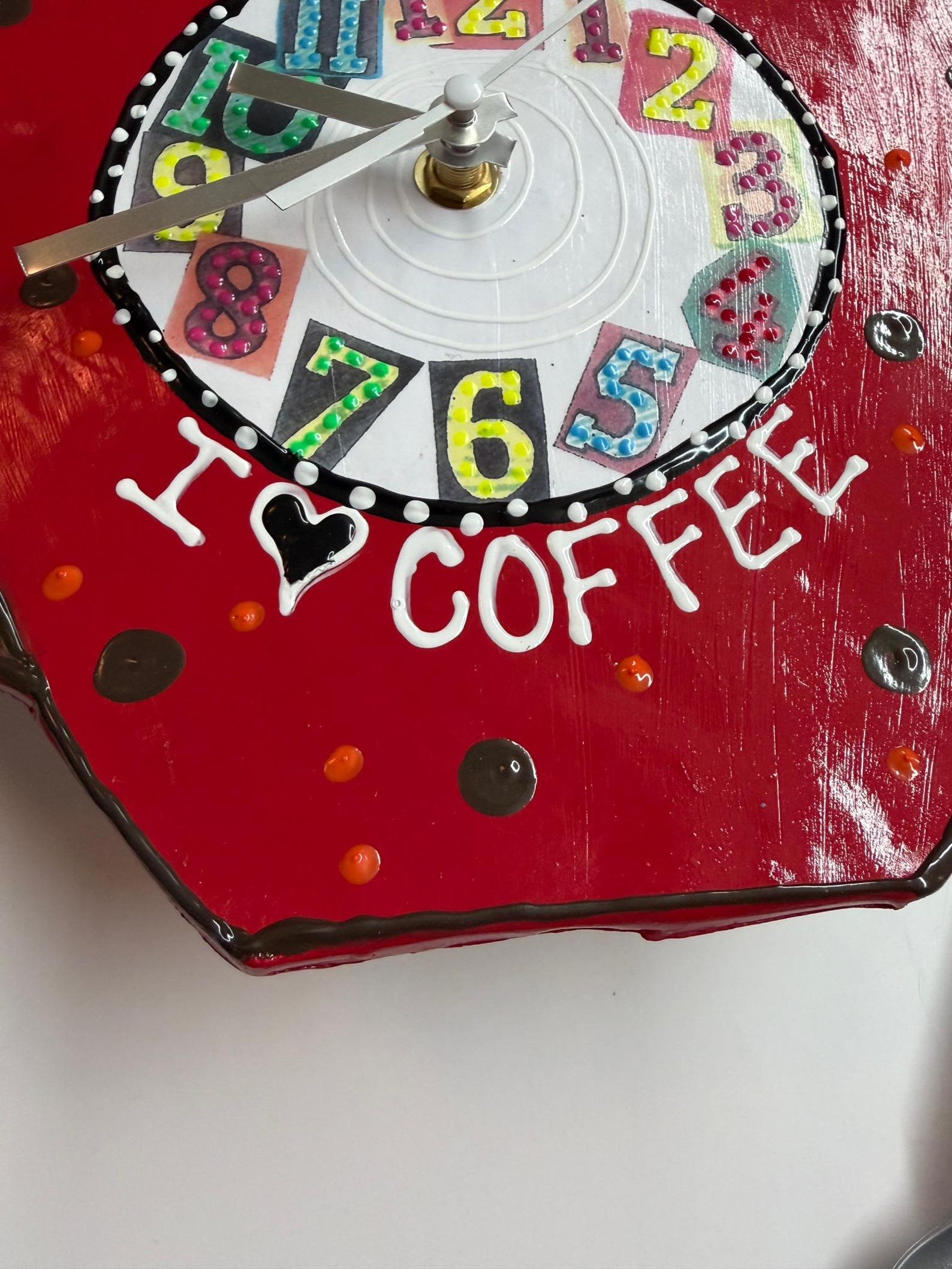 I Love Coffee Pendulum Wall Clock,unique Clock,kitchen Clock,coffee ...