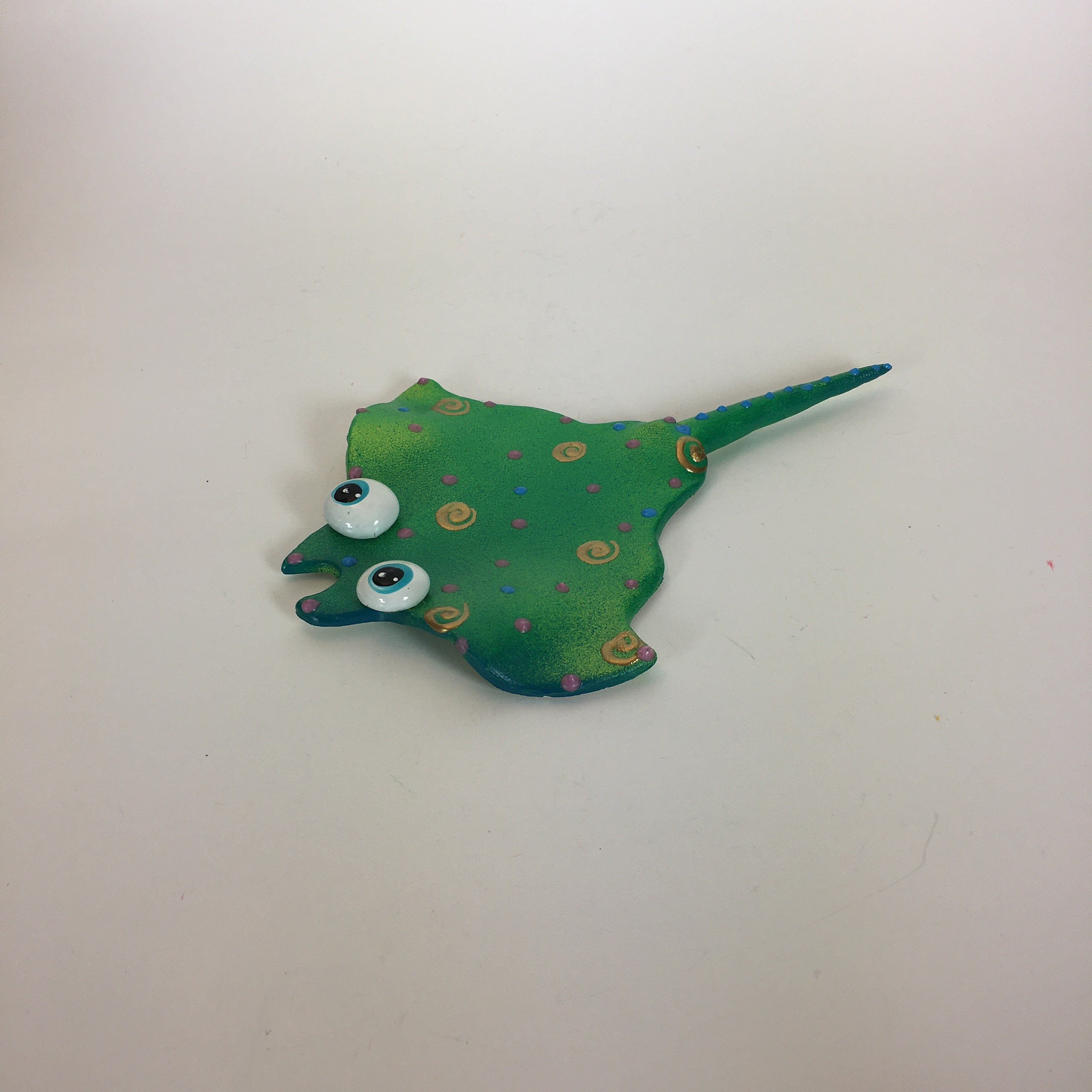 Stingray, Whimsical wall hanging Stingray, Beach Theme,Handmade ceramic ...