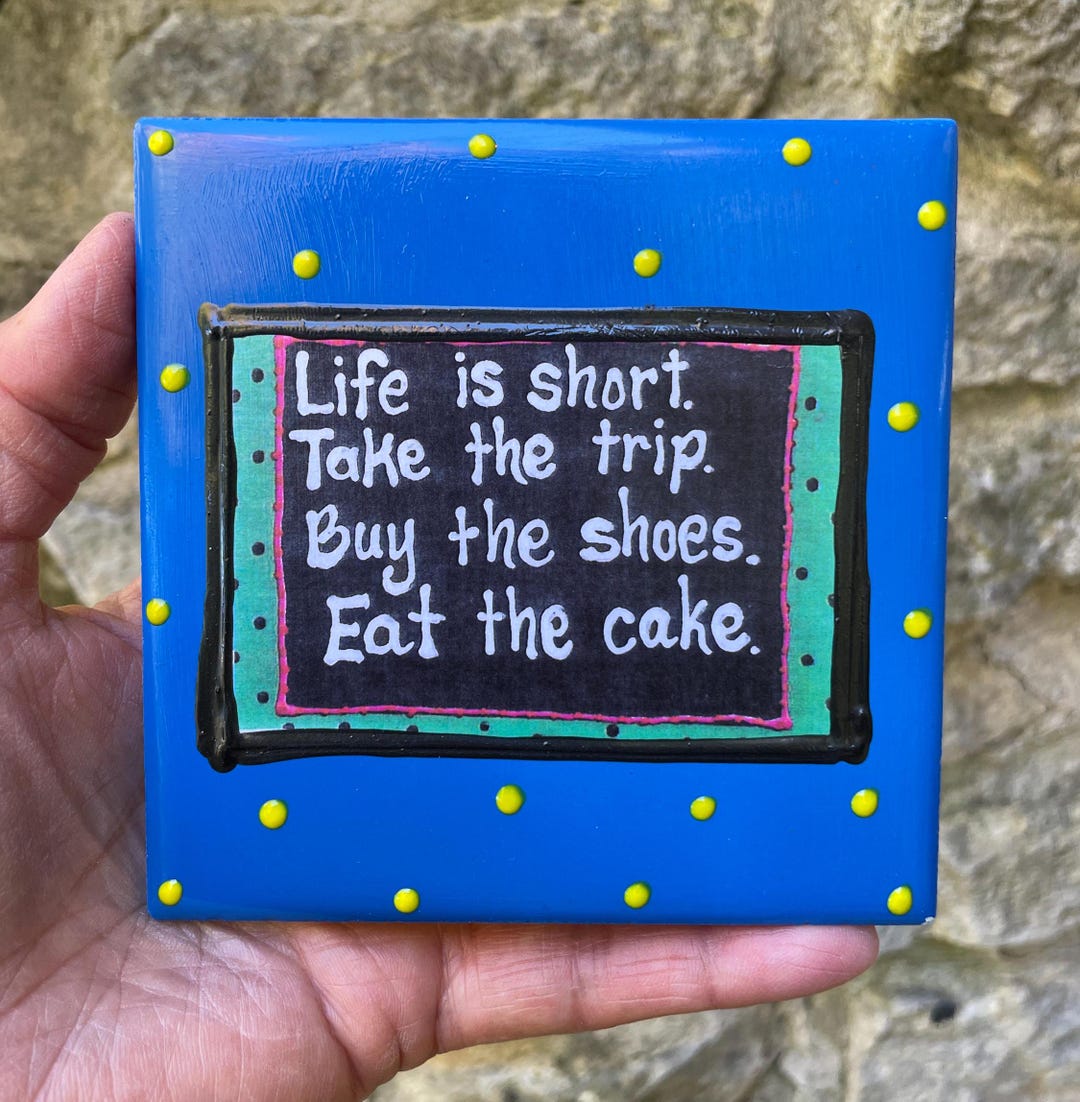 Inspirational Quote,wall Hanging Ceramic Tile,home Decor,motivational ...