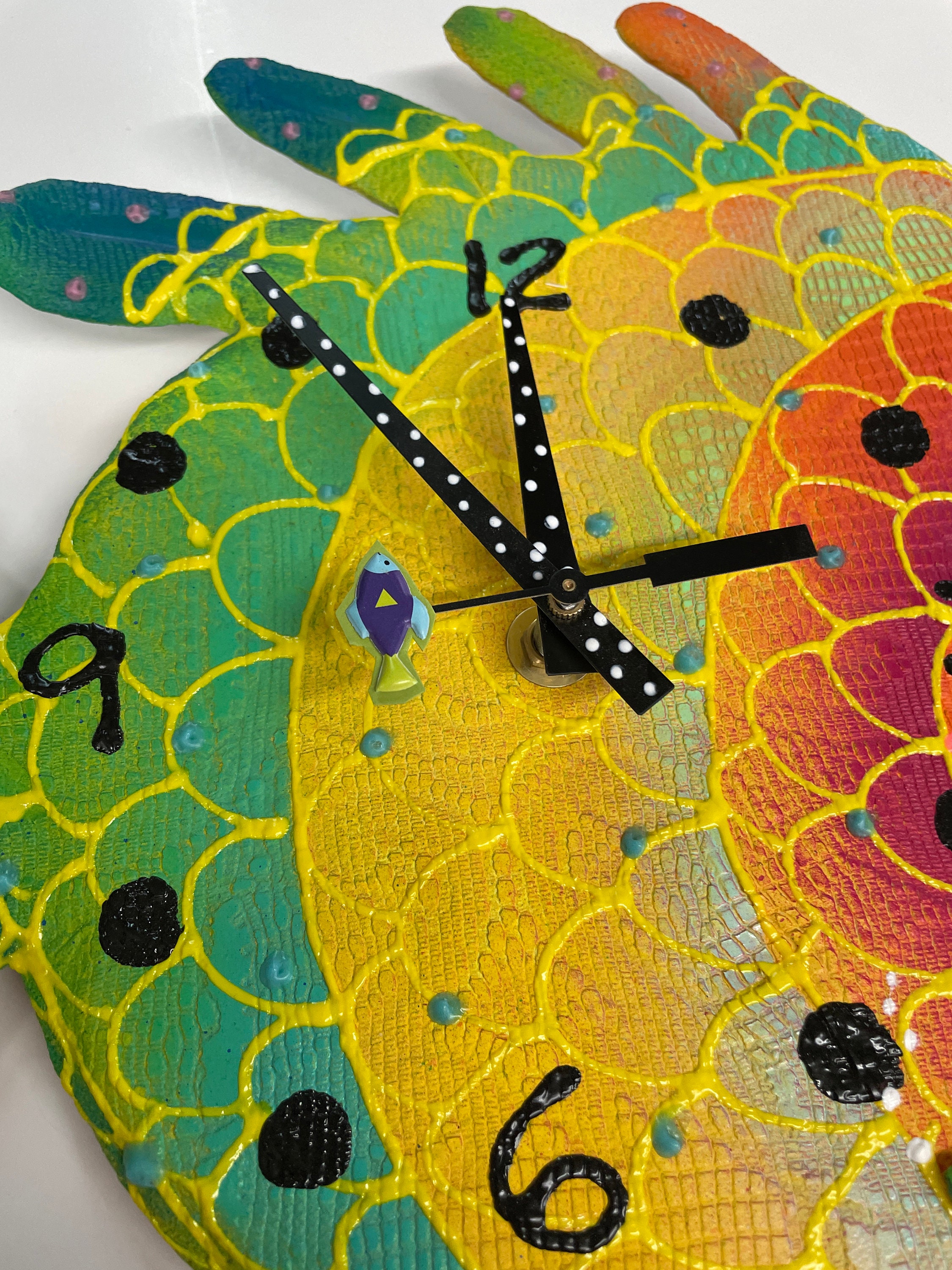 Clock, Blowfish Clock, Unique wall Clock,Under the Sea, Ocean, Under ...