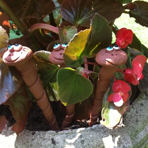 Set of Three Garden Worms Water Sensor Worms for Your Garden or ...