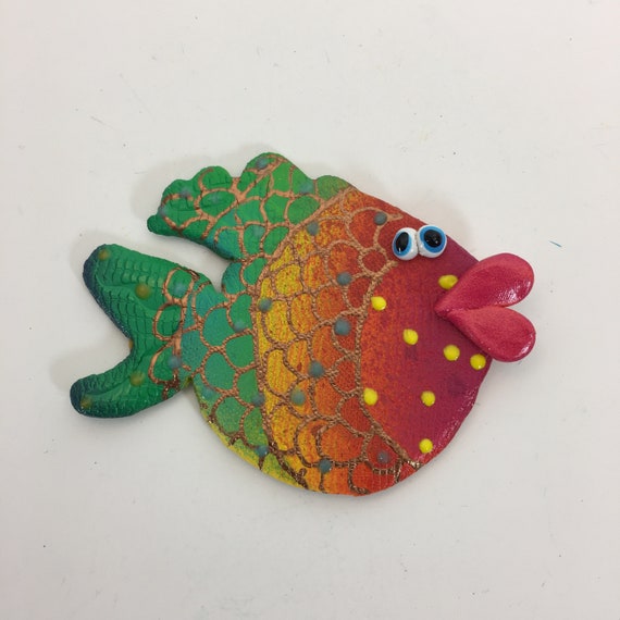 Fish wall decorCeramic Blowfish Ocean decor Sea creature | Etsy