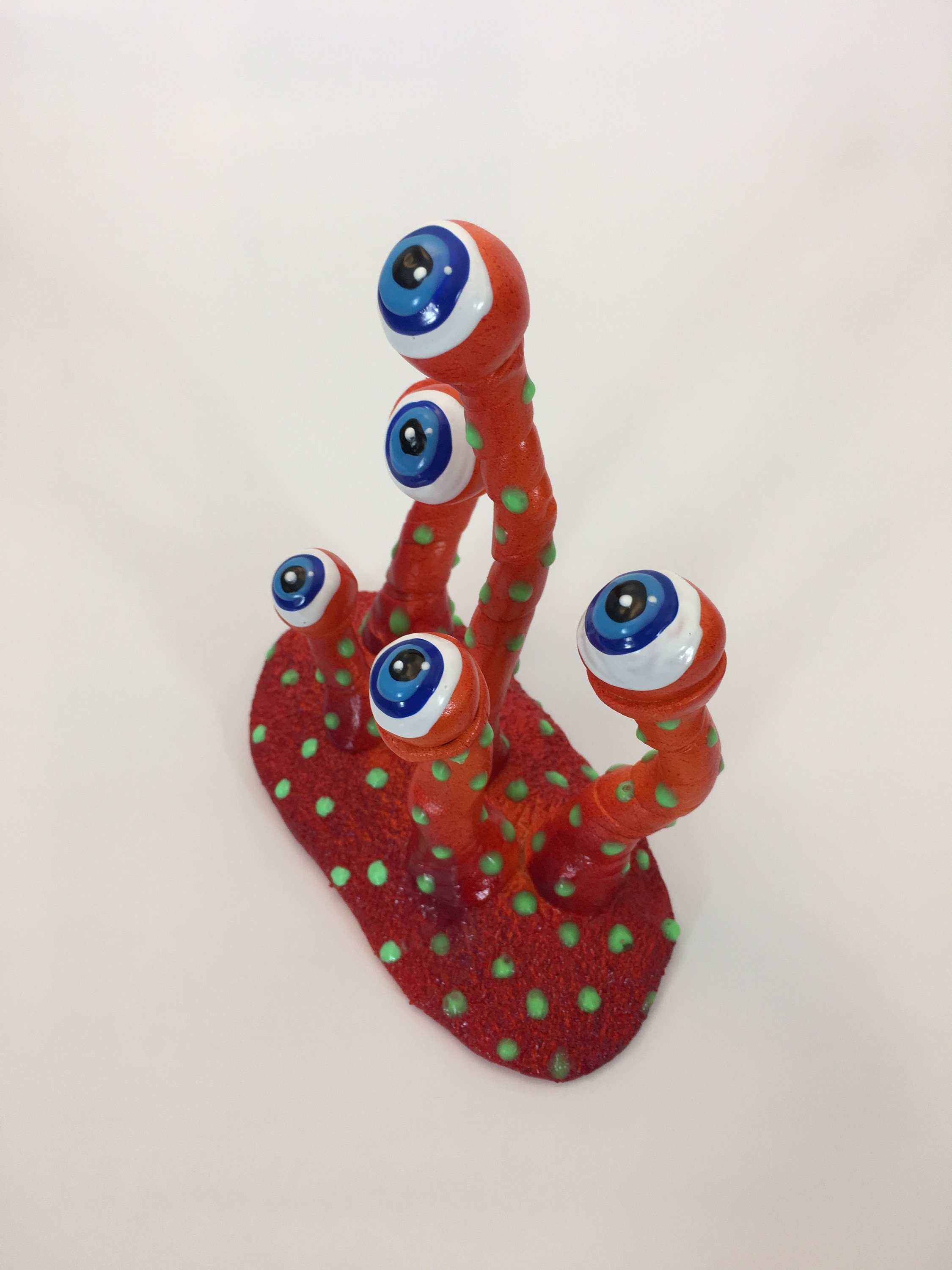 Halloween Eyeballs,5 Ceramic EYEBALL Sculpture ,Halloween horror prop ...