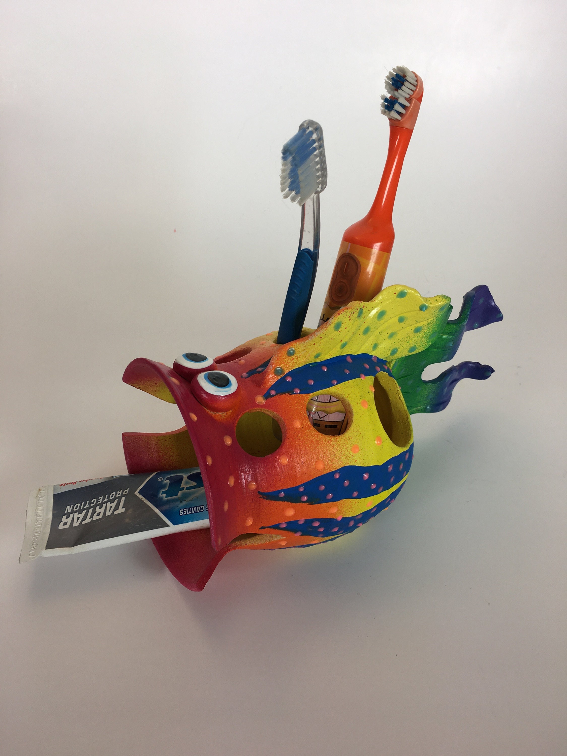 Kid's toothbrush Holder, Fish Toothbrush Holder,Beach Theme, Underwater ...