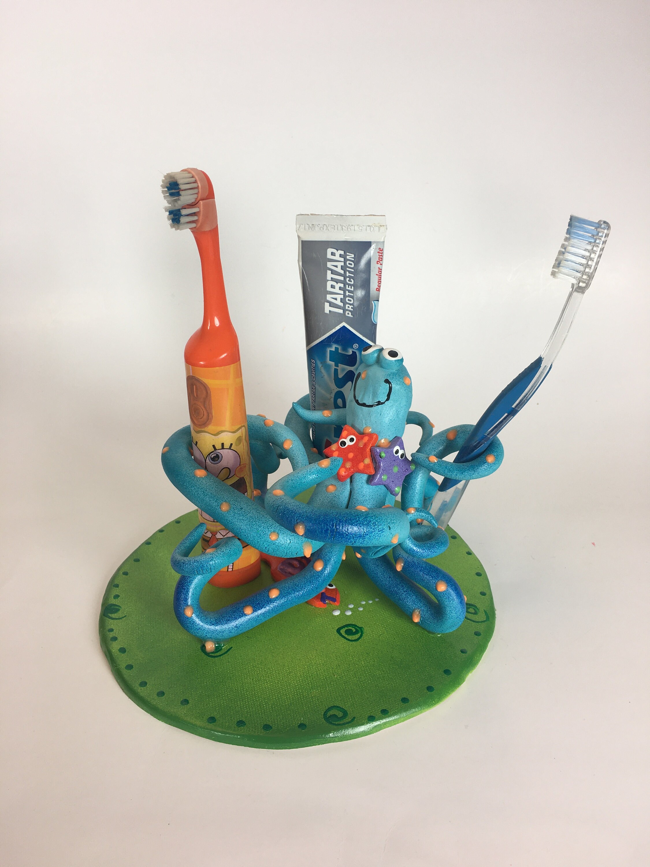 Octopus, Kids Toothbrush Holder, Ocean, Aquarium, Under the Ocean, Fish ...