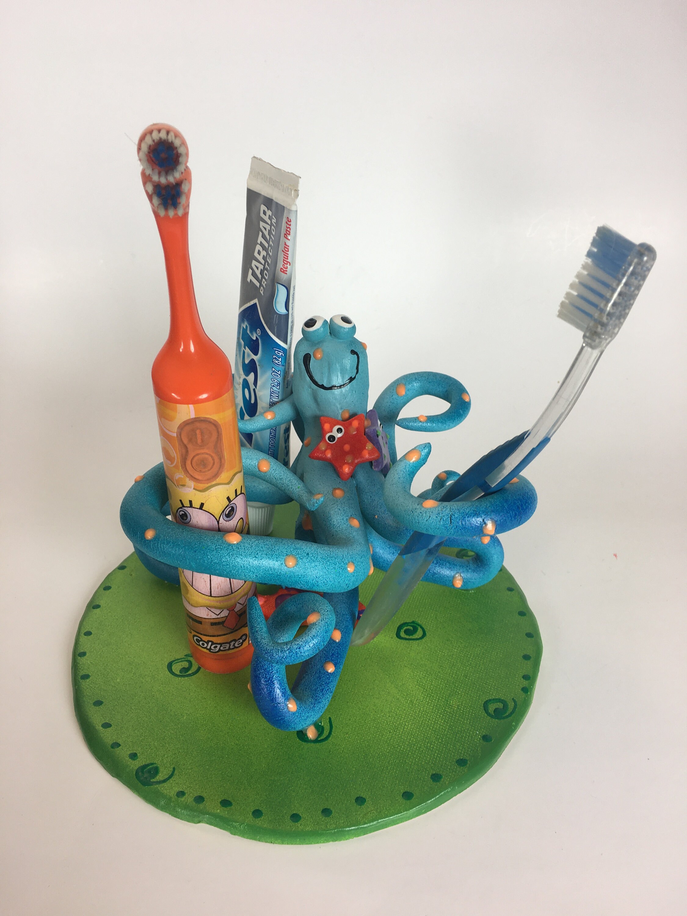 Octopus, Kids Toothbrush Holder, Ocean, Aquarium, Under the Ocean, Fish ...
