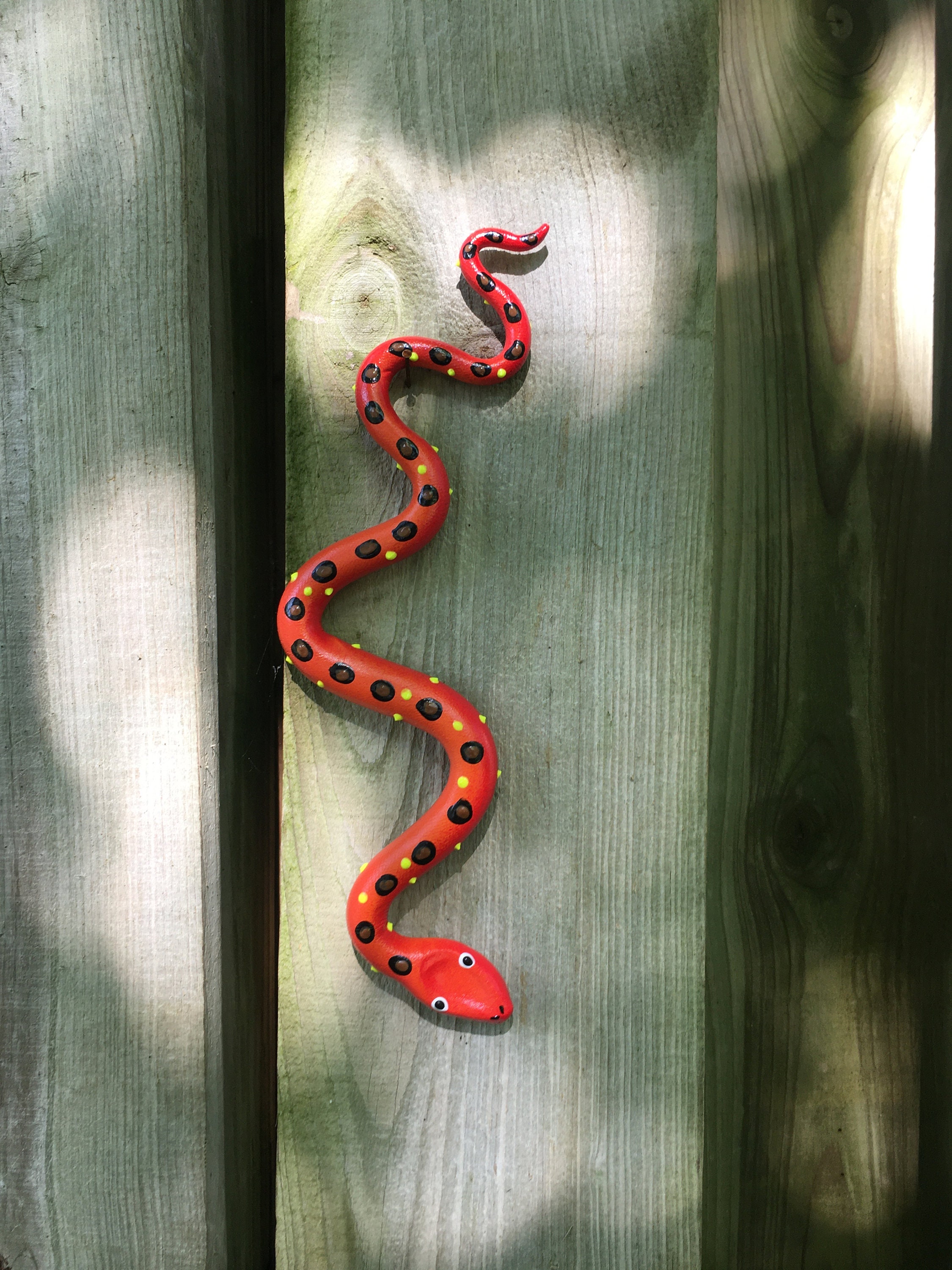 Orange Snake for Outdoor Garden Decoration,Home and Living Garden Shed ...