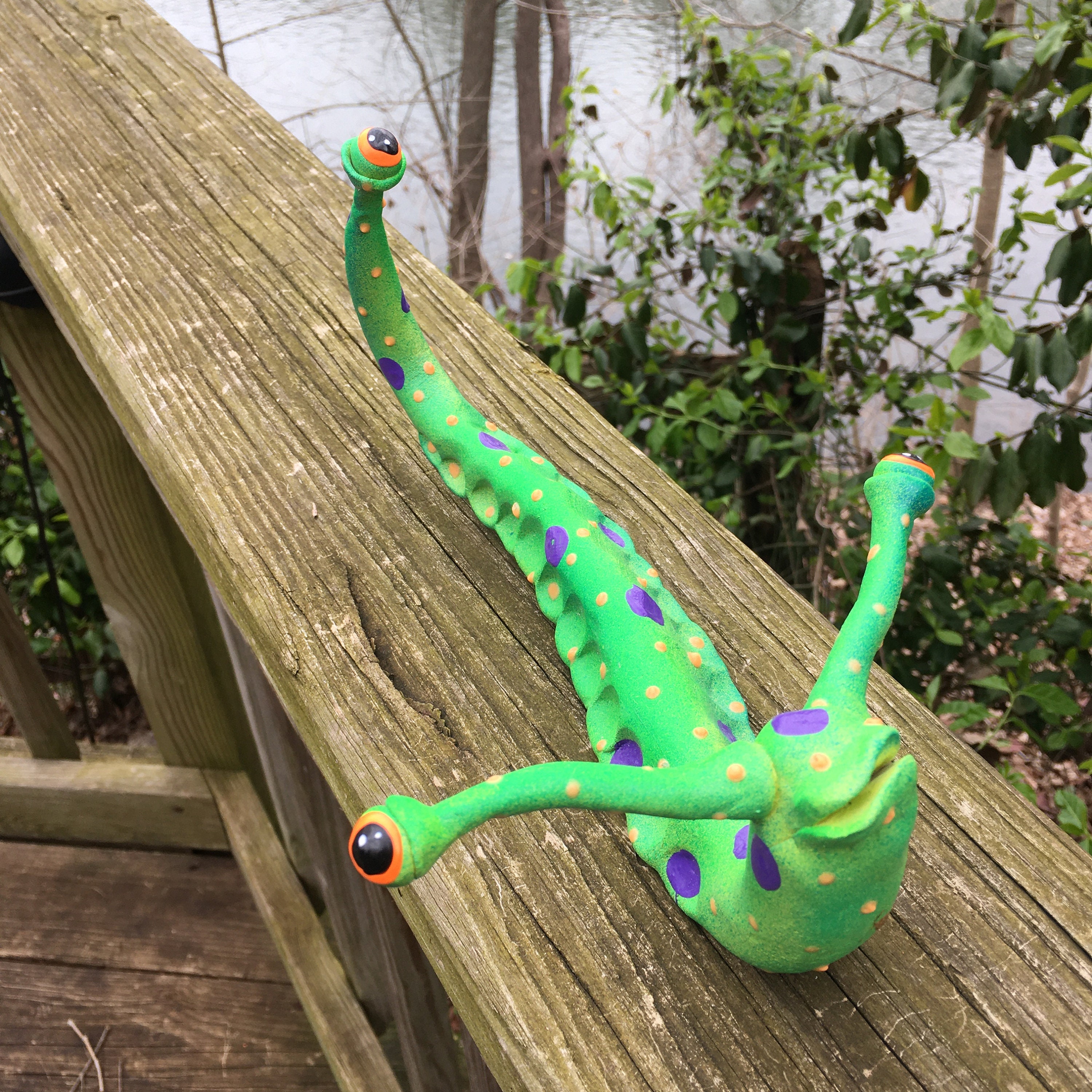 Sea Slug,Green Ceramic Sea Slug ,Fence Wall Decor-Yard art-Indoor or ...