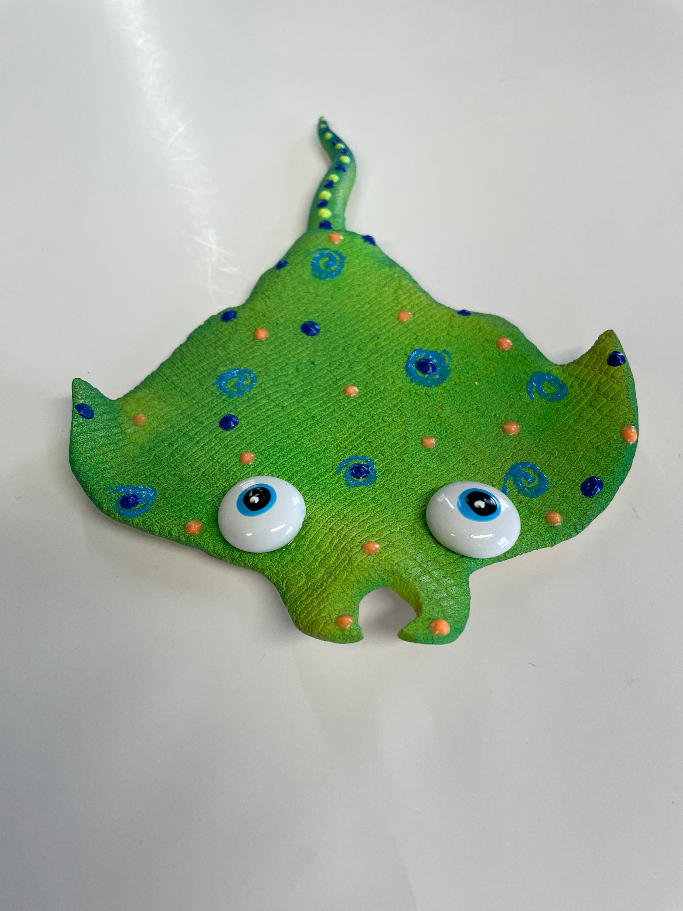 Stingray, Whimsical wall hanging Stingray, Beach Theme,Handmade ceramic ...
