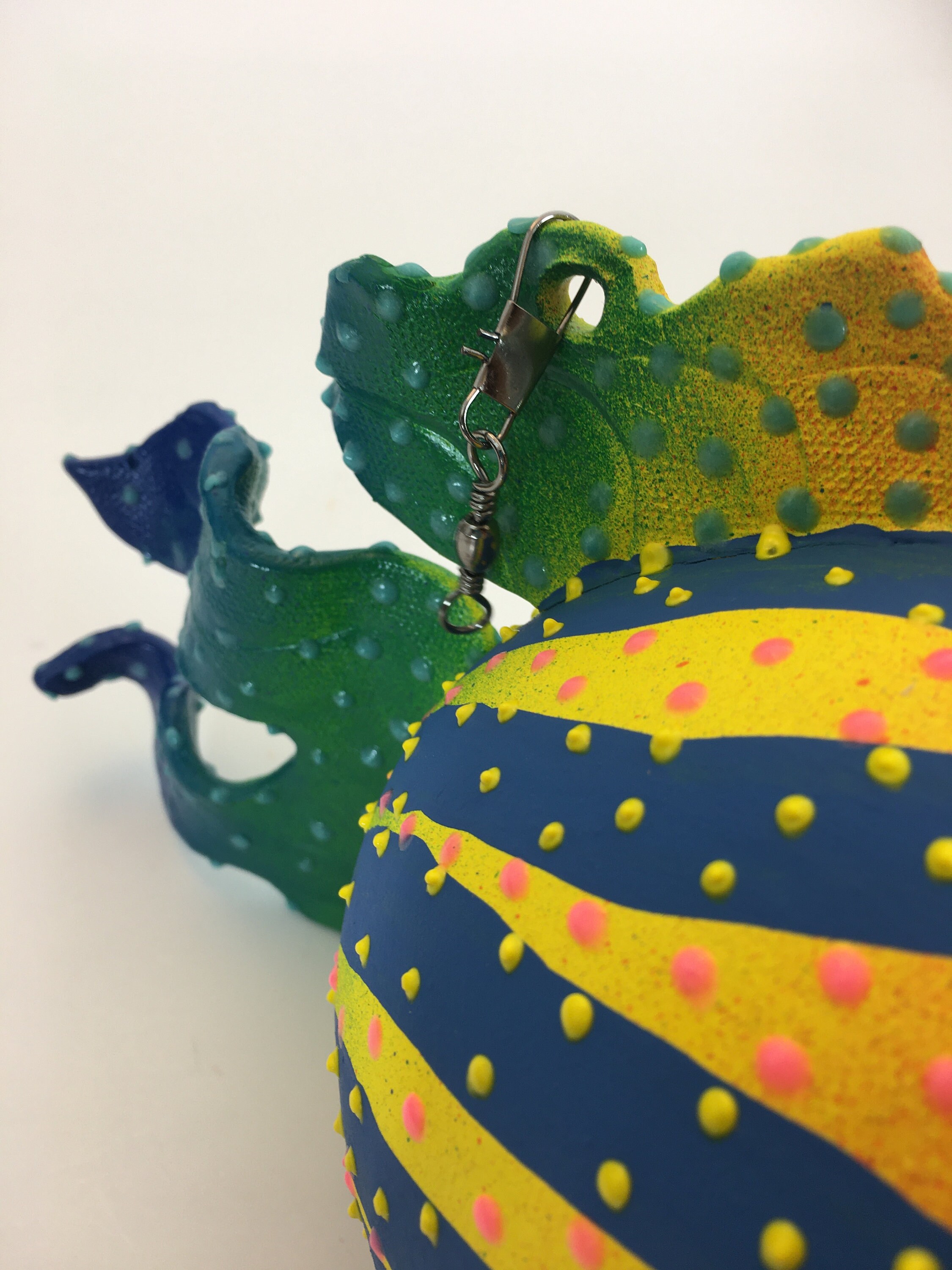 Whimsical Hanging Blowfish, Puffer Fish,Aquatic, Beach,Ocean Theme ...