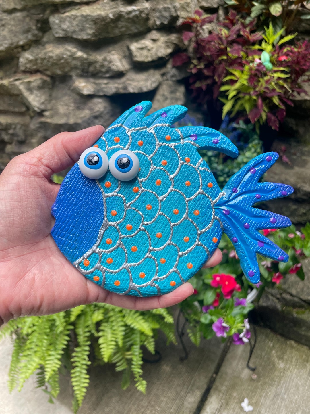 Blowfish Wall Decor Whimsical Wall Hanging Blowfish, Underwater Fish ...