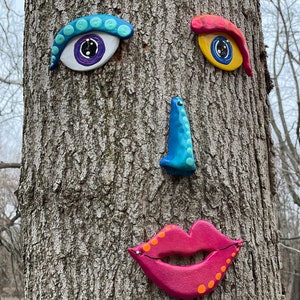 Tree Facetree Decoration Gift Ideas,garden Art Outdoor Decor Yard Art ...