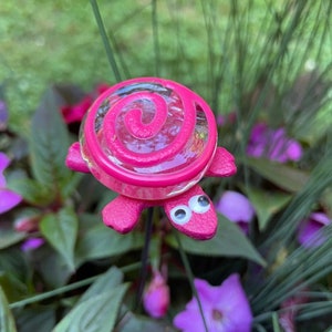 Turtle Garden Stakes,turtle Lover's Gift,turtle Plant Art Potted Plants ...