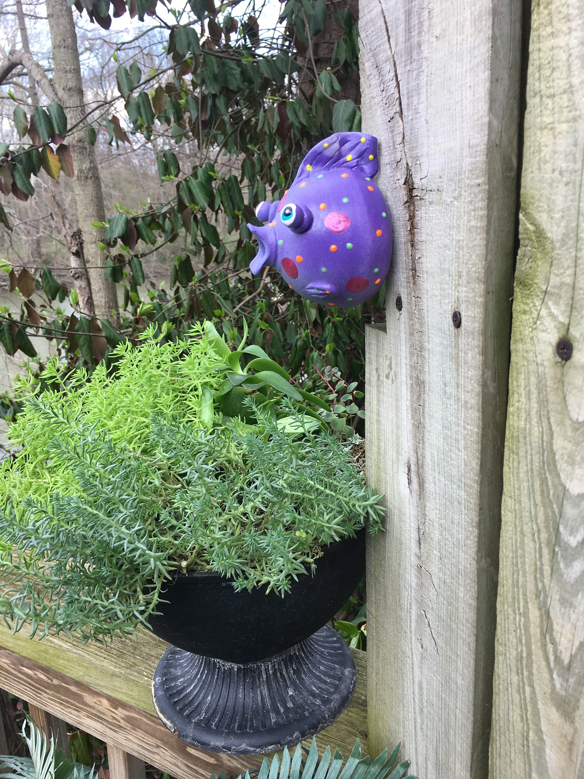 Fish head wall Sculpture, Underwater Fish Room Decor, Beach Theme, Sea ...