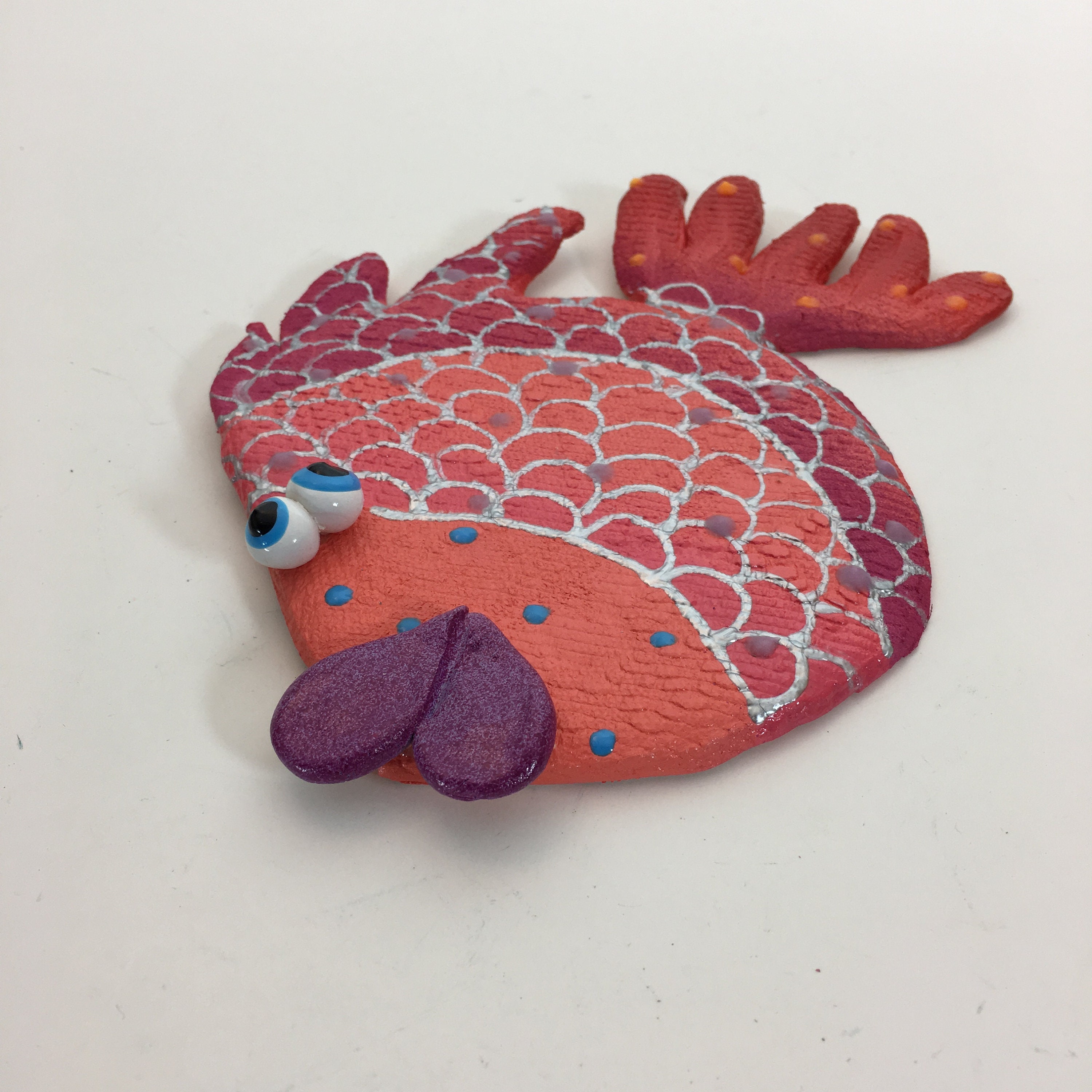 Whimsical wall hanging Fish, underwater fish room decor,Beach theme ...