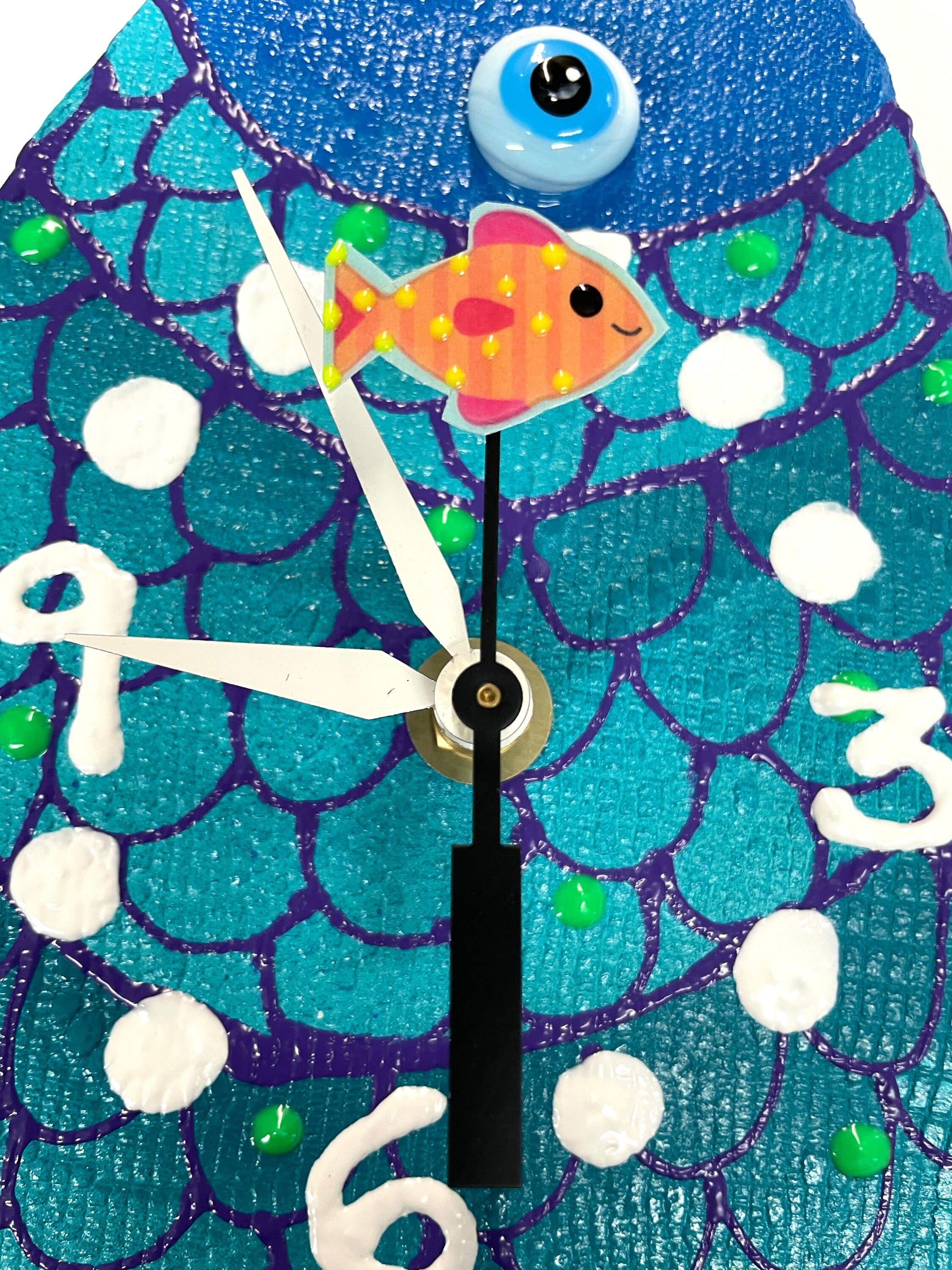 Fish Wall Clock with Pendulum, Beach House Decor, Florida Decor, unique ...