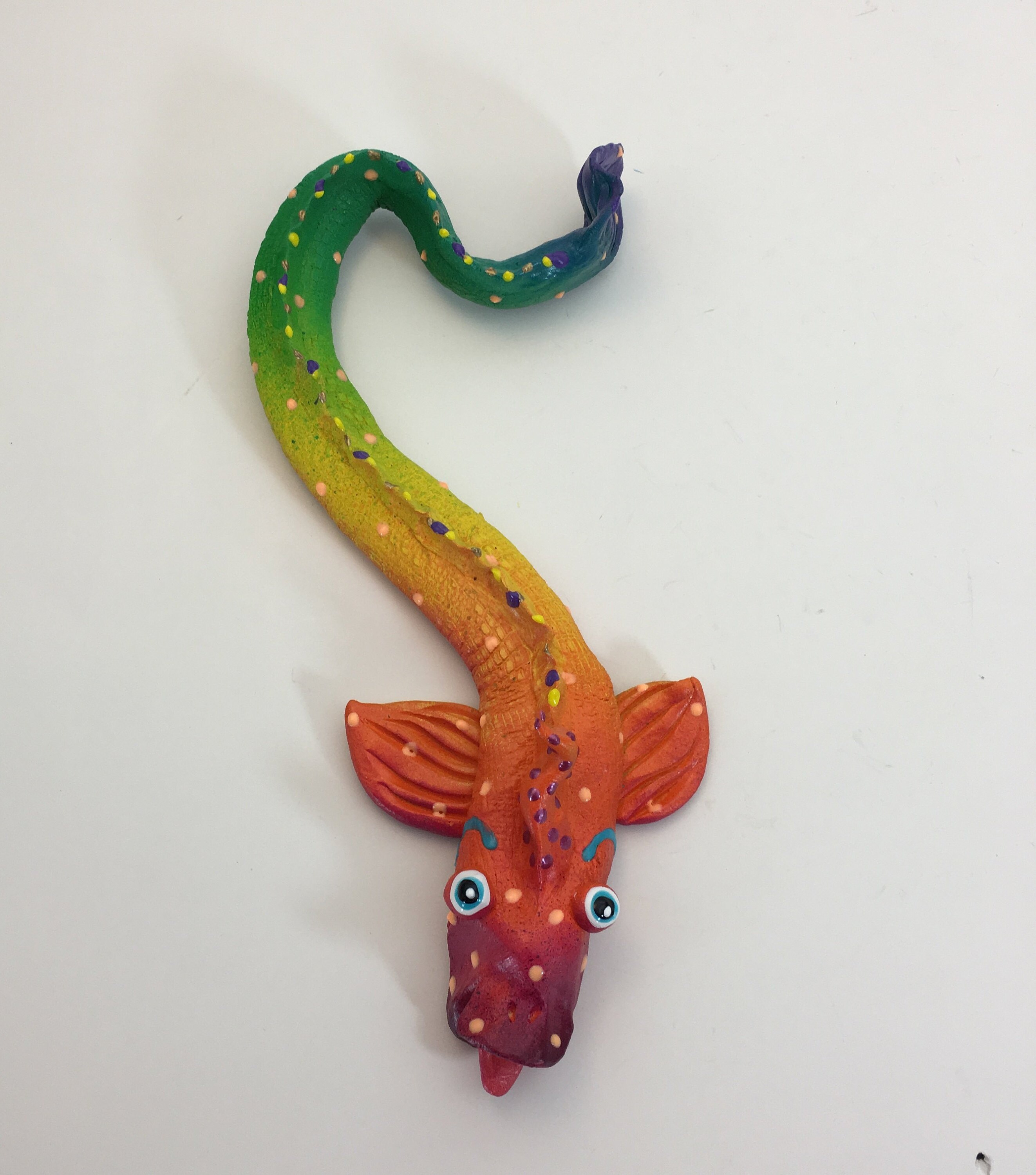 Whimsical wall hanging Koi Fish Sculpture, underwater fish room decor ...