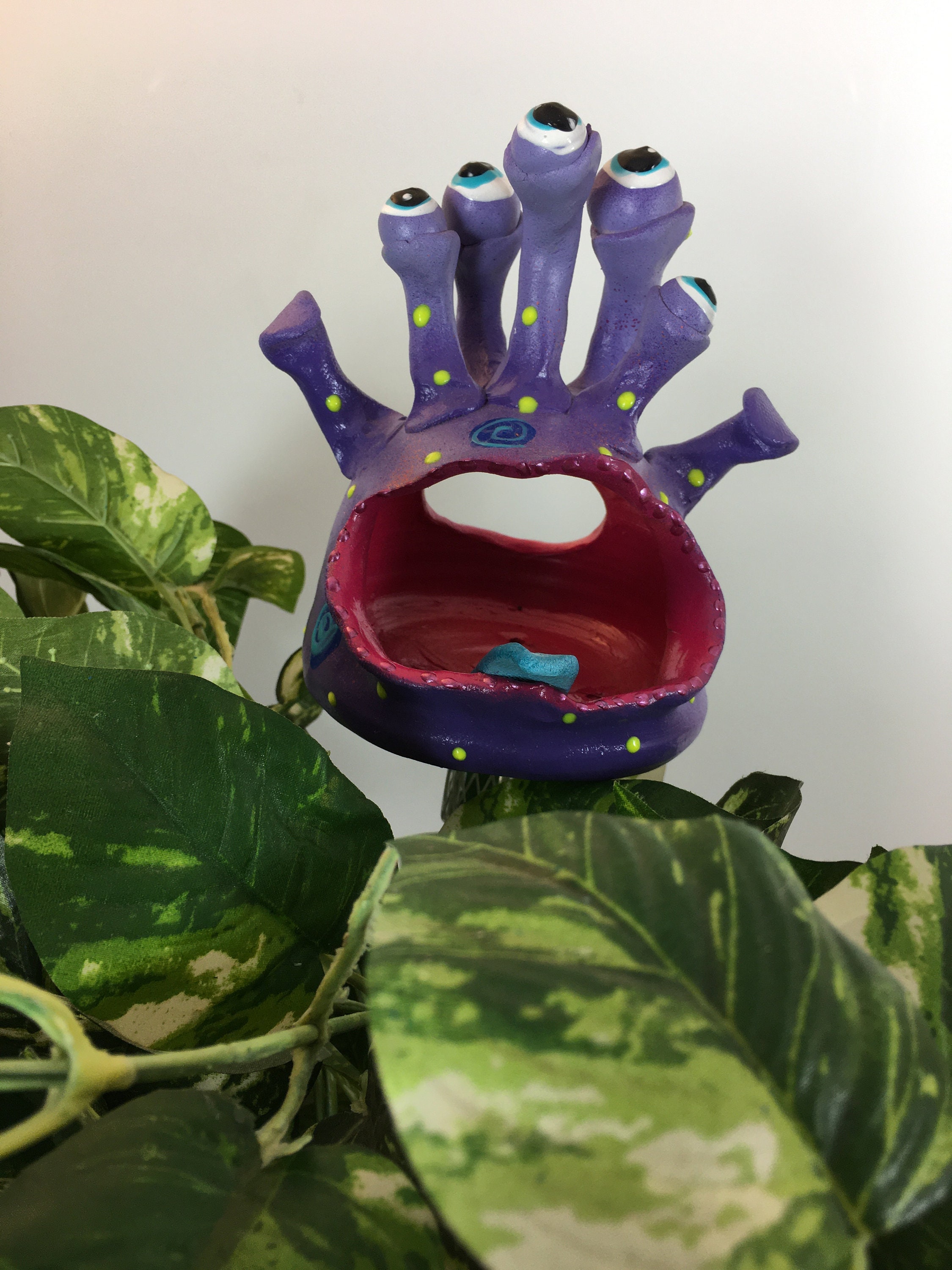 Bird feeder,Monster, Alien BirdFeeder, Bird House Garden Stakes,Yard ...