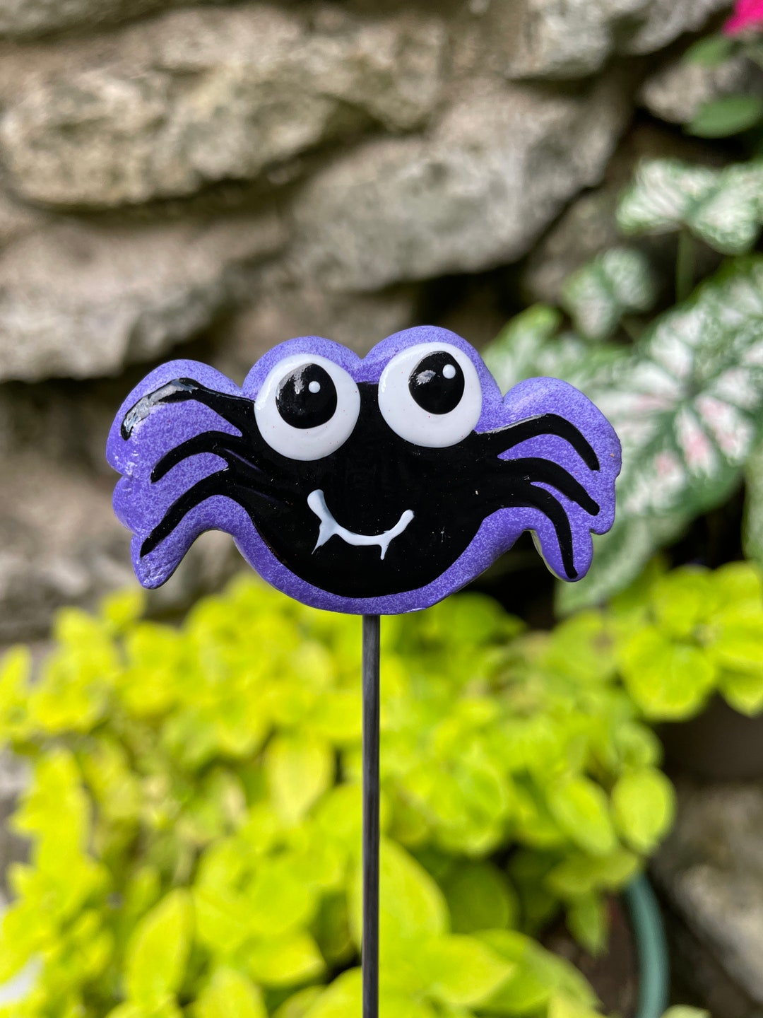 Halloween Spider Garden Stakes Yard Decor Halloween Decor Halloween ...