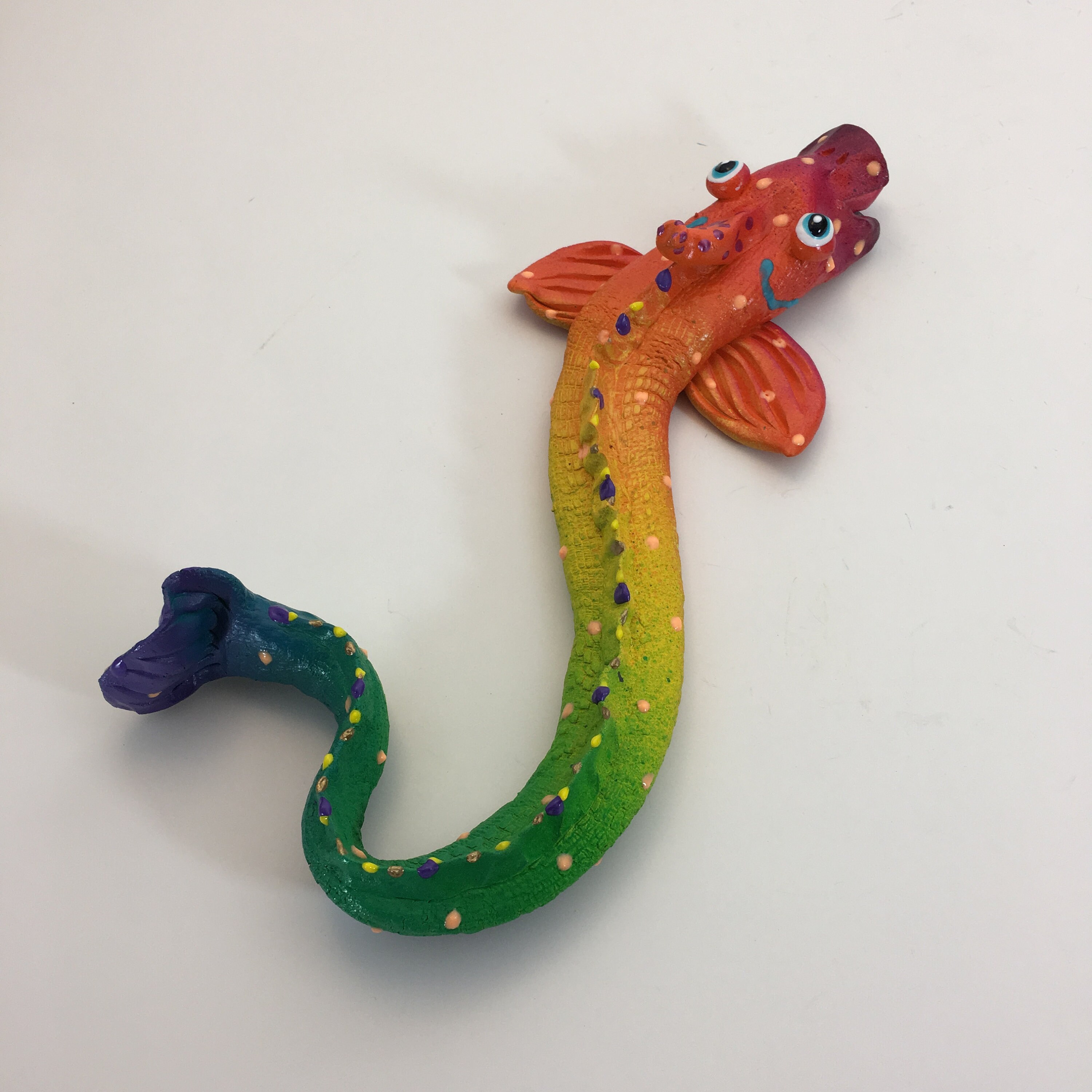 Whimsical wall hanging Koi Fish Sculpture, underwater fish room decor ...