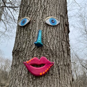 Tree Face,tree Decor, Gift Ideas,garden Art Tree Art Outdoor Decor Yard ...