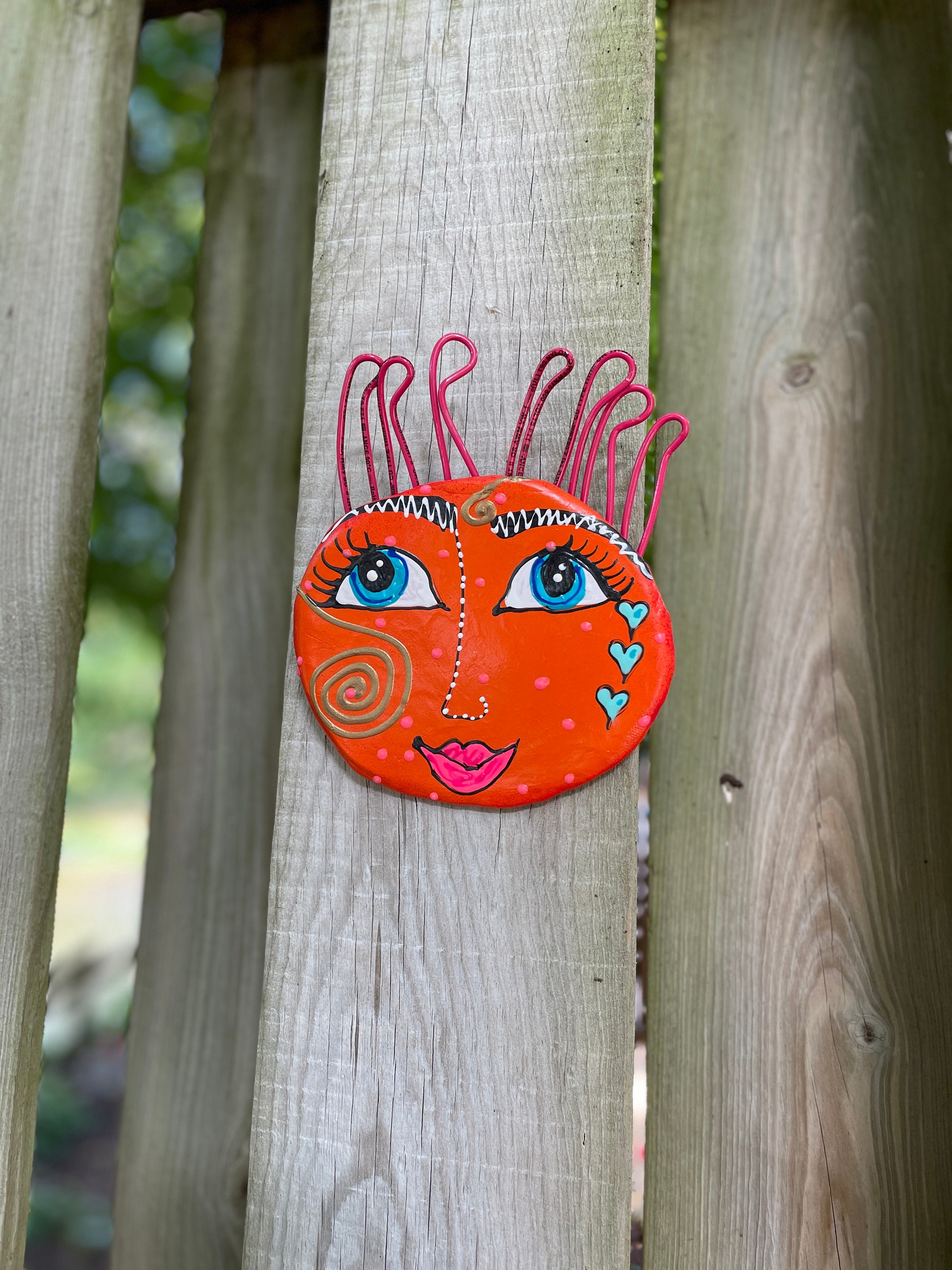 Unique Face Garden Decoration,Home and Living Garden Shed,Fence ...