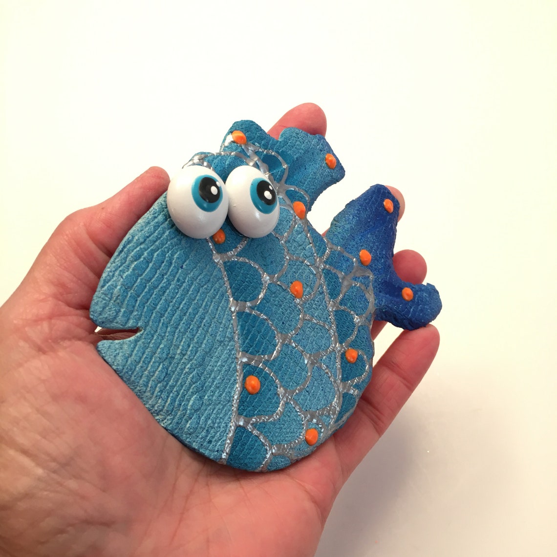 Fish wall decorCeramic Blowfish Ocean decor Under the sea | Etsy