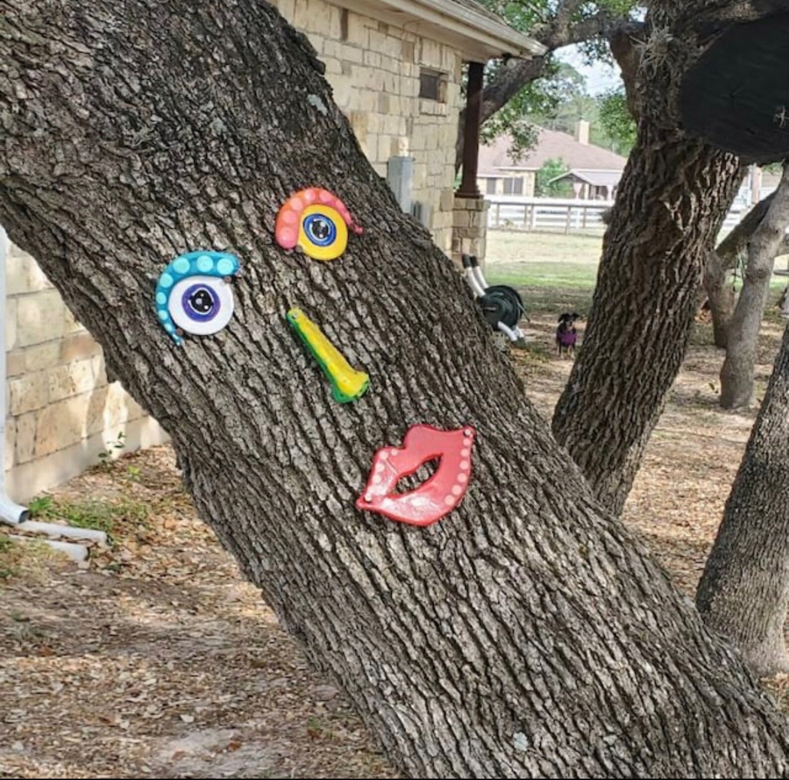Tree Facetree Decoration Gift Ideas,garden Art Outdoor Decor Yard Art ...