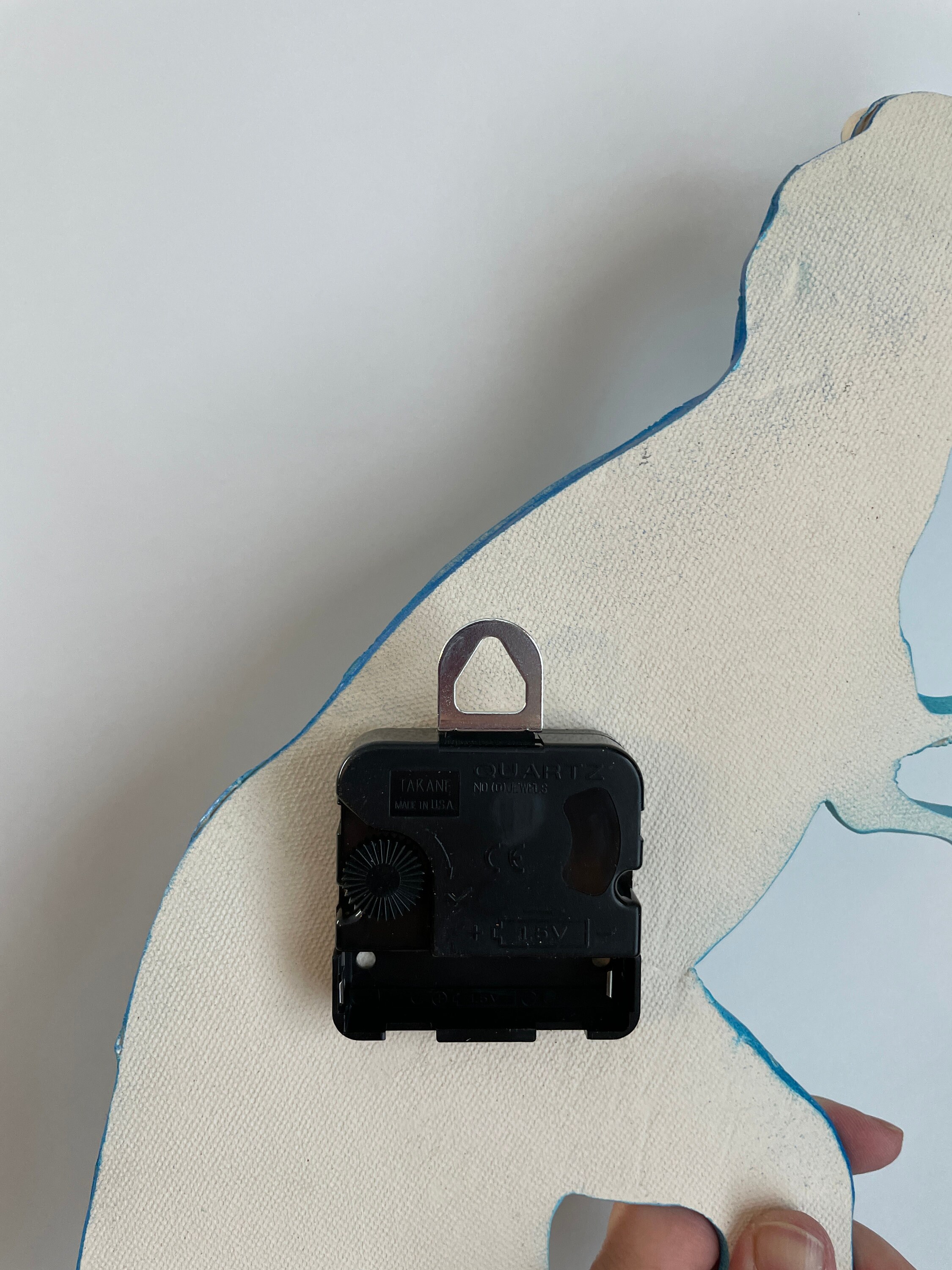 Whimsical Dinosaur Clock, Colorful Handmade Clay Dinosaur,Wall Clock ...