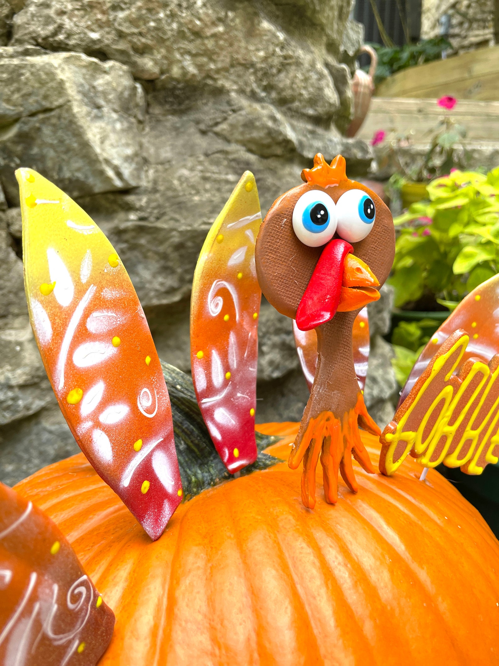 Pumpkin Turkey Parts,fall Pumpkin Decor,turkey Prop,thanksgiving Decor ...