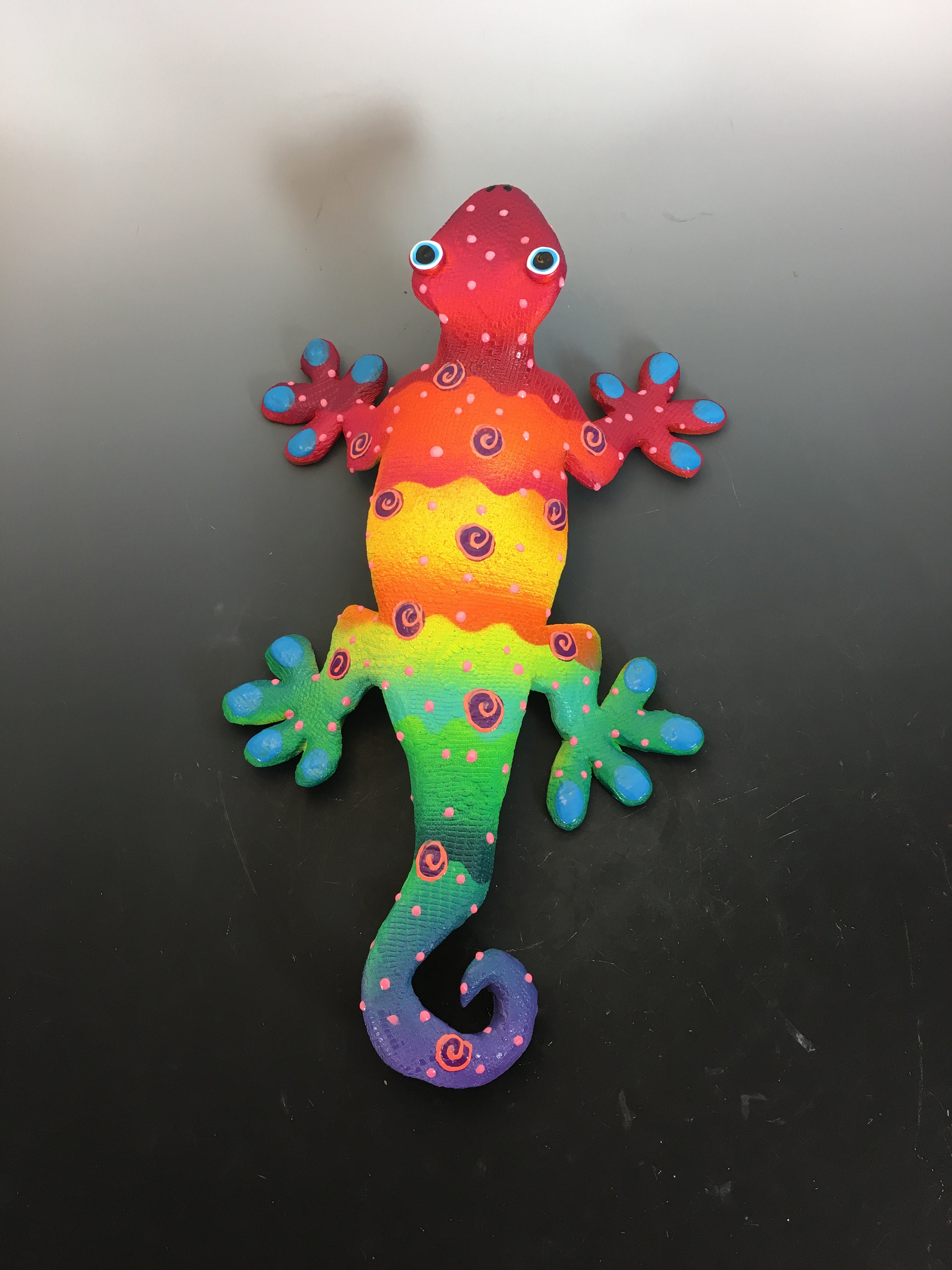 Whimsical Gecko/Outdoor & Gardening/Garden Decoration/Yard Art,Wall ...