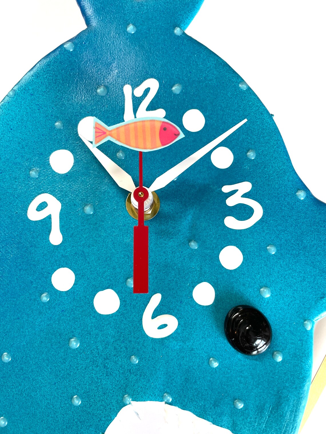 Shark Wall Clock With Pendulum Beach House Decor Florida - Etsy