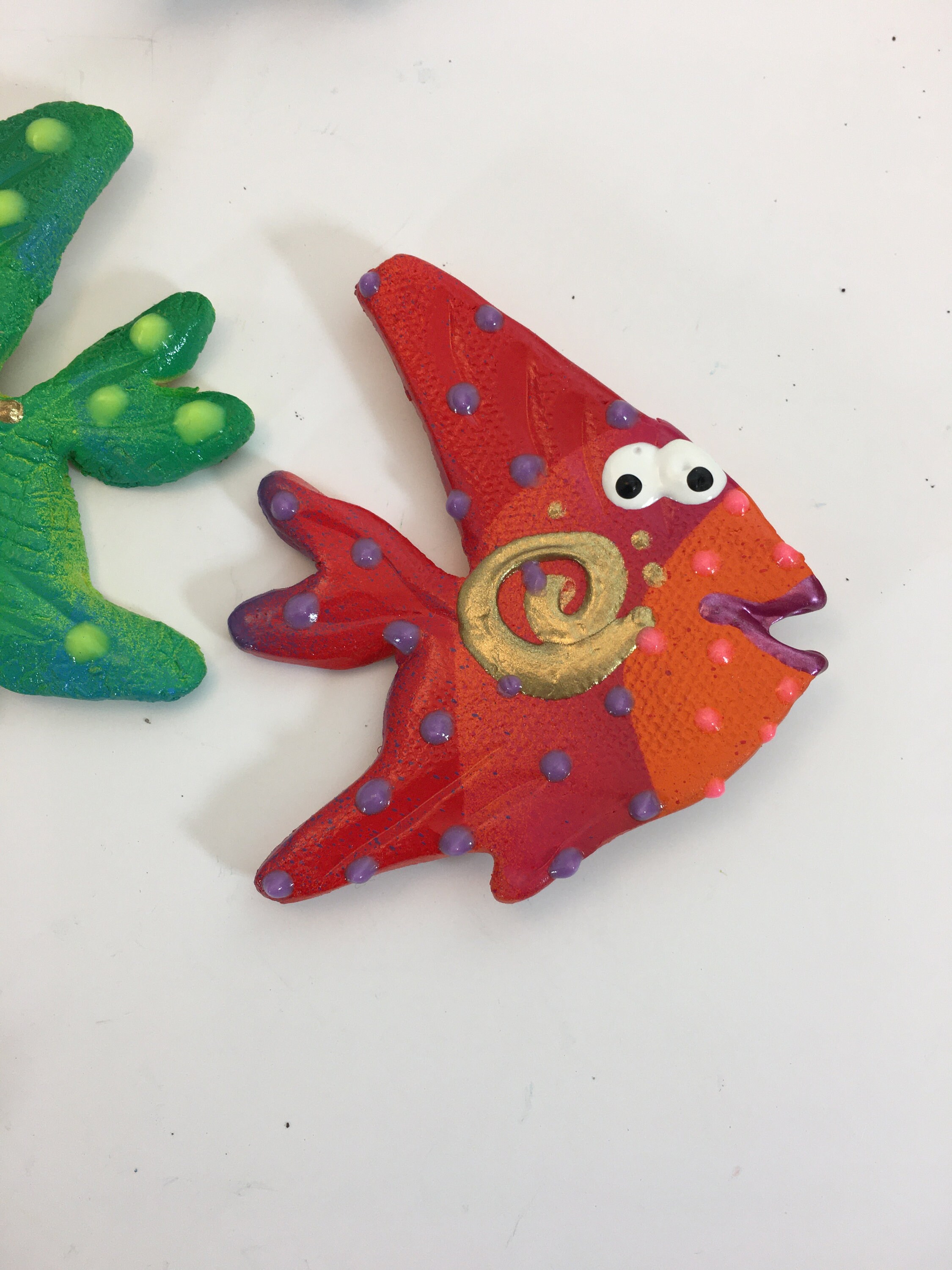 5 x Fish wall decor,Tropical Fish, Ocean decor, Sea creature, Under the ...