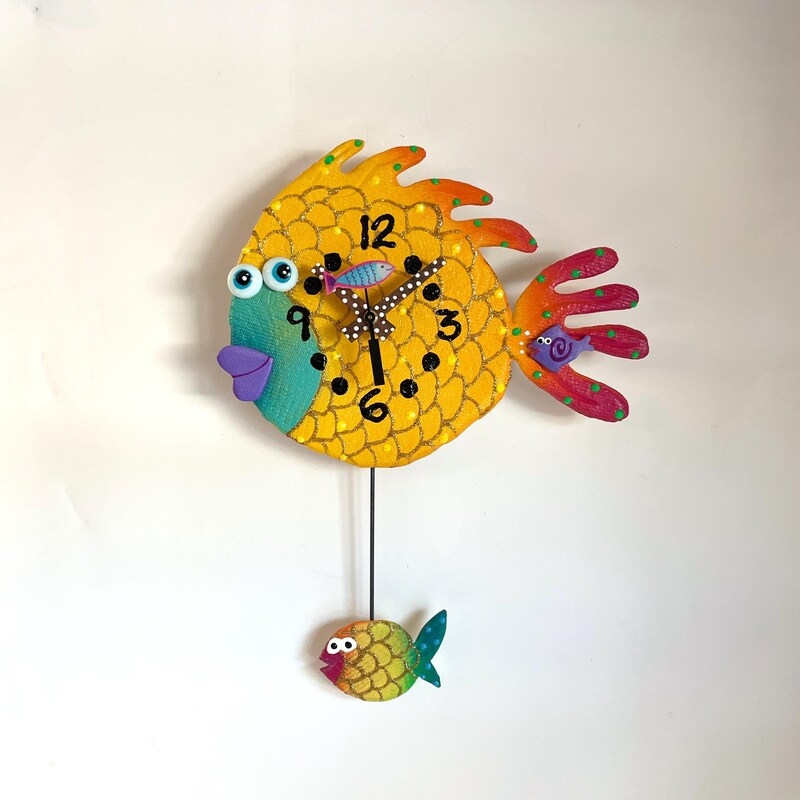 Fish Clock - Etsy