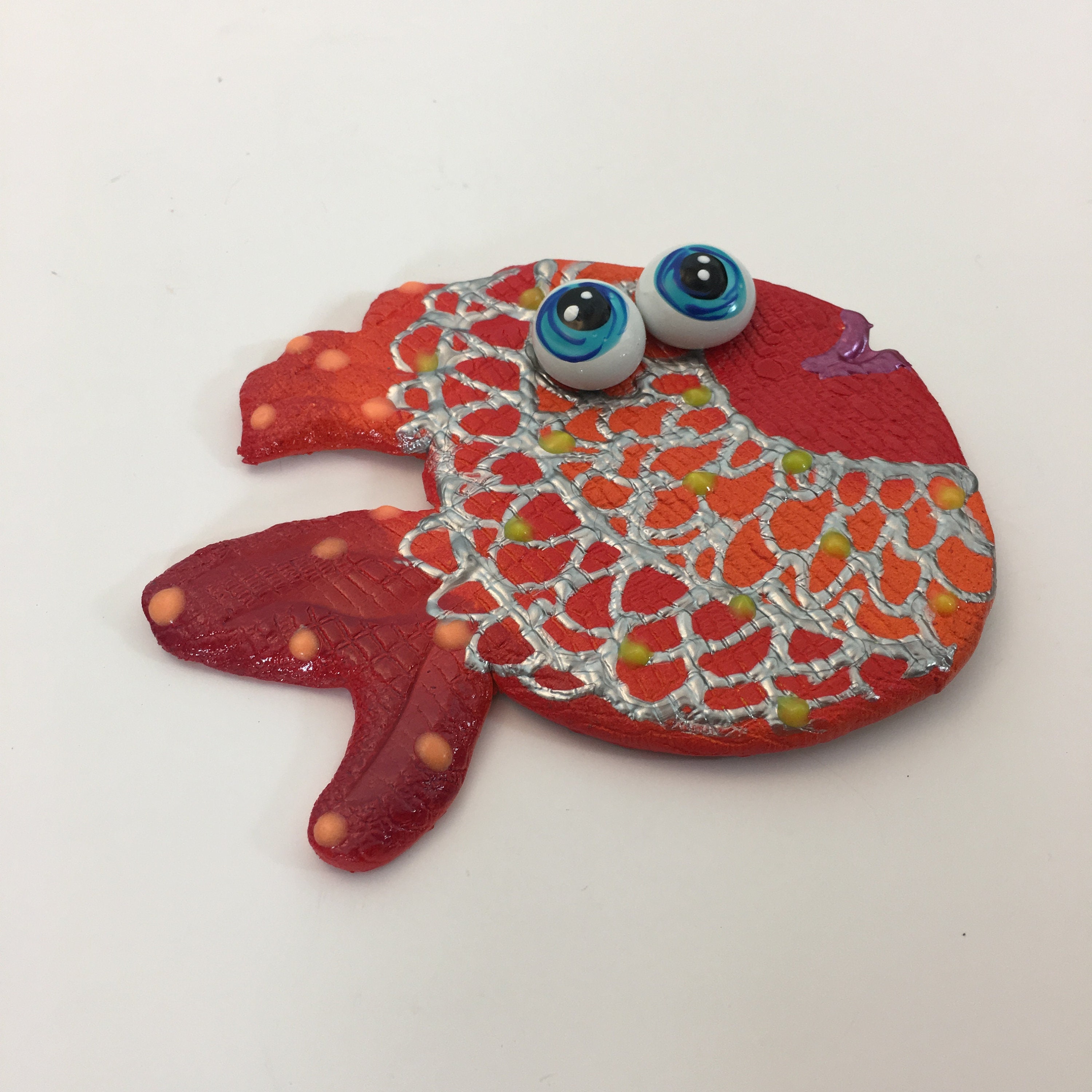 Whimsical wall hanging Fish, underwater fish room decor,Beach theme ...