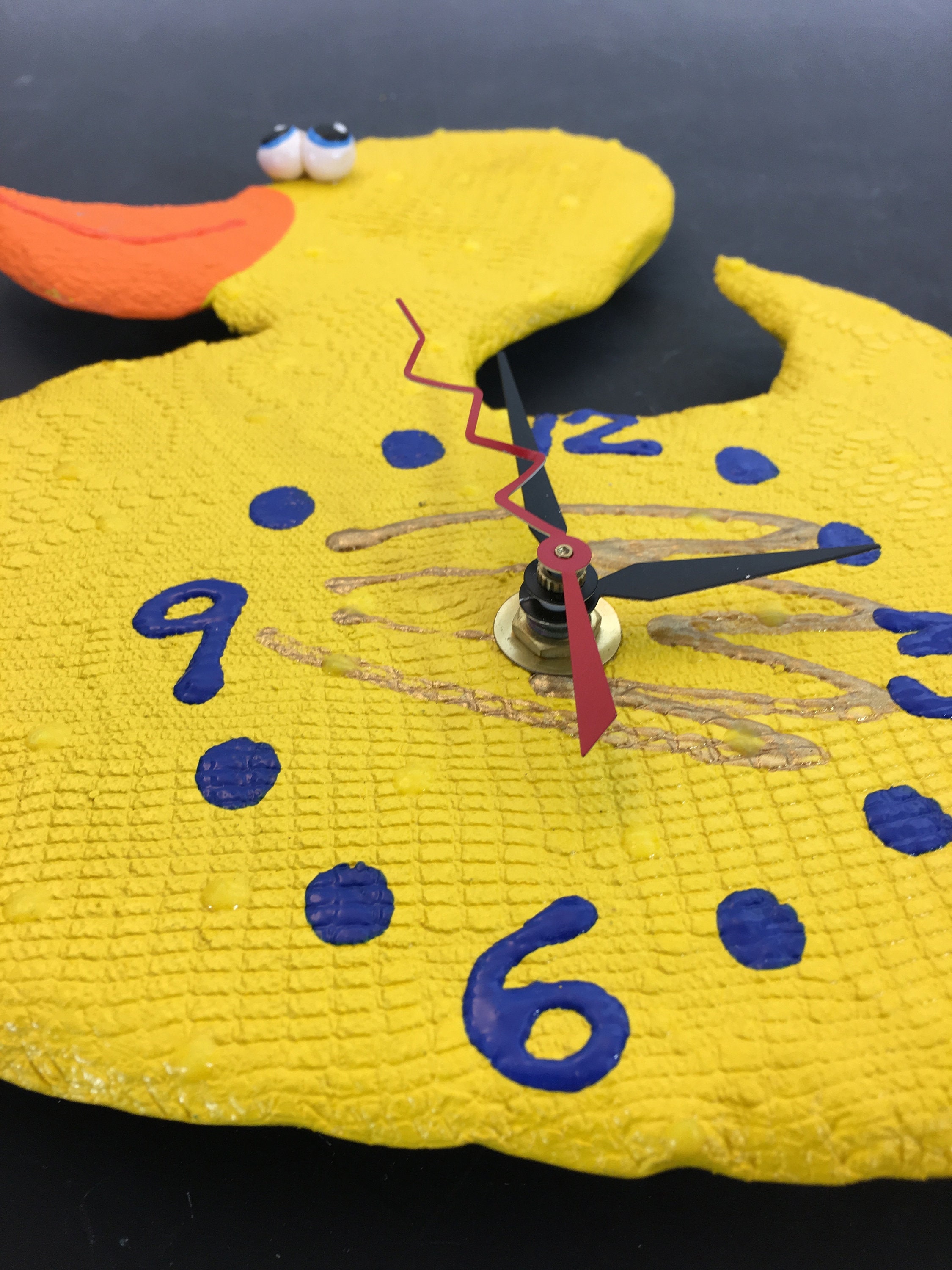 Kids Clock, Rubber Duck, Duck Wall Clock, Rubber Duck Bathroom, Rubber ...