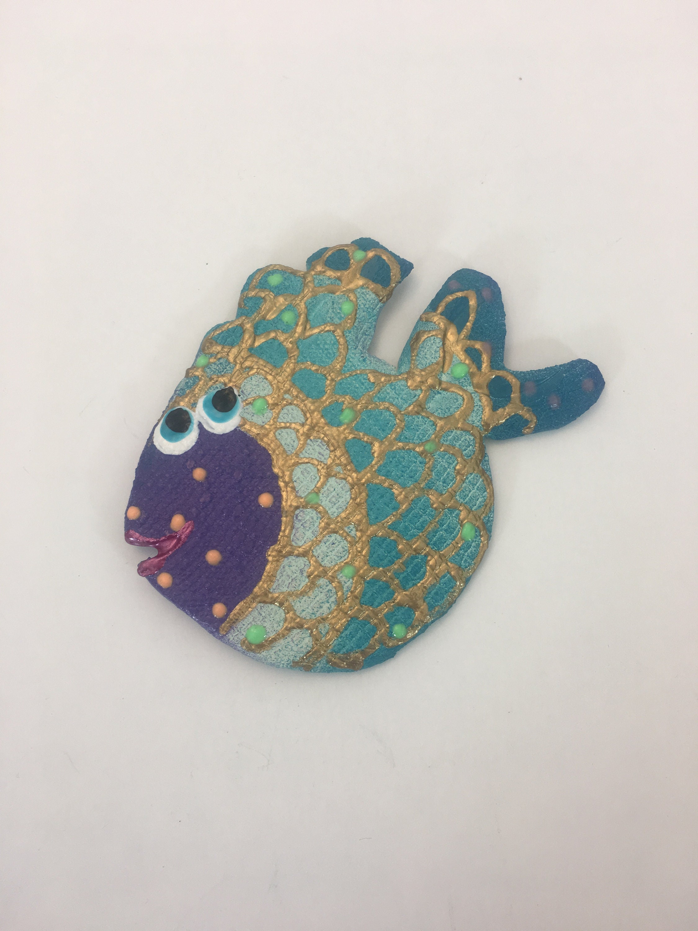 Whimsical wall hanging Fish, underwater fish room decor,Beach theme ...