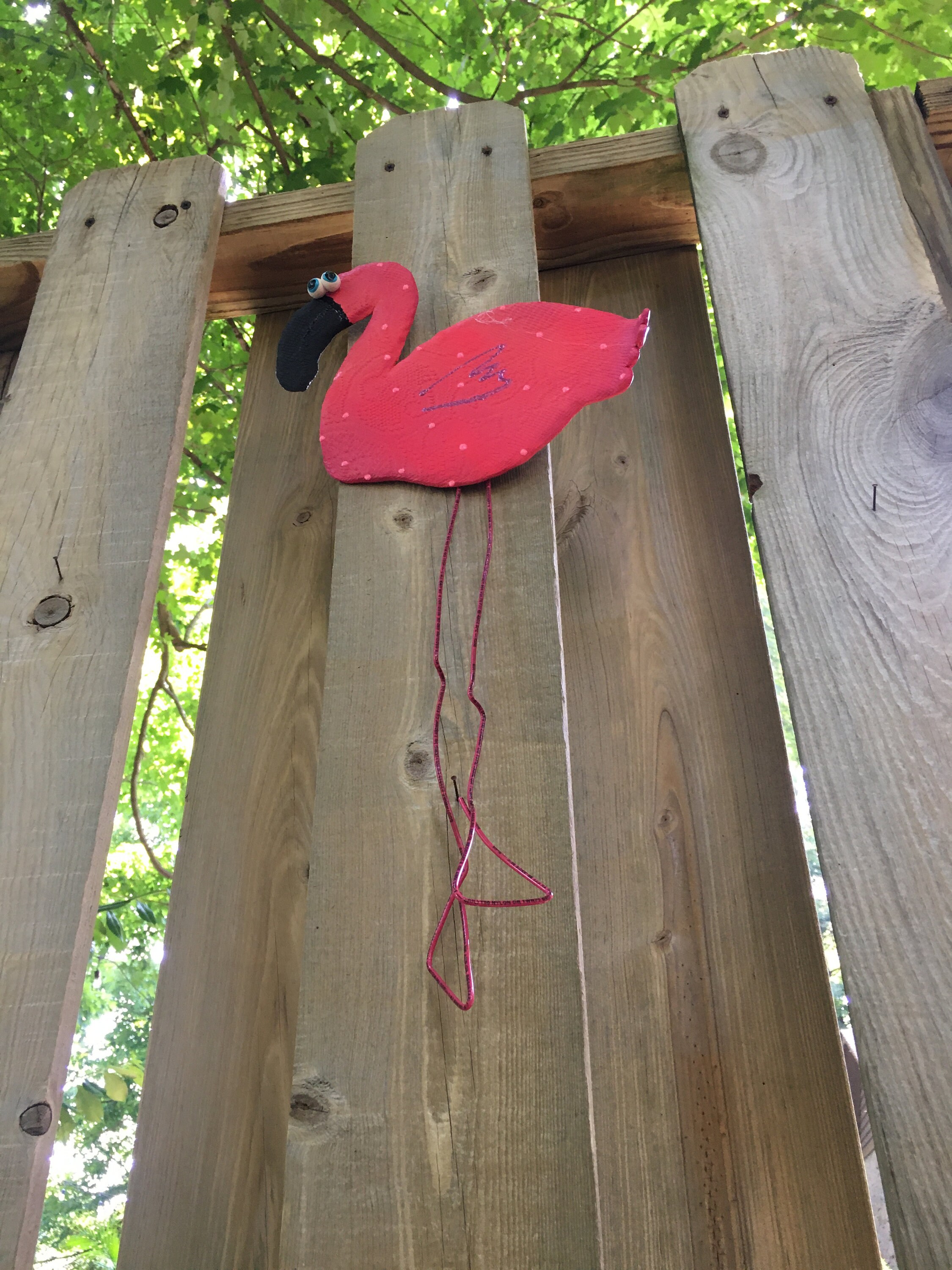 Pink Flamingo Wall Hanging , Pink Flamingo Art,Pink Flamingo decor ...