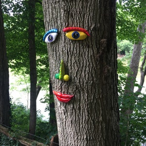 Tree FaceTree Decor Gift IdeasGarden Art Tree Art Outdoor | Etsy