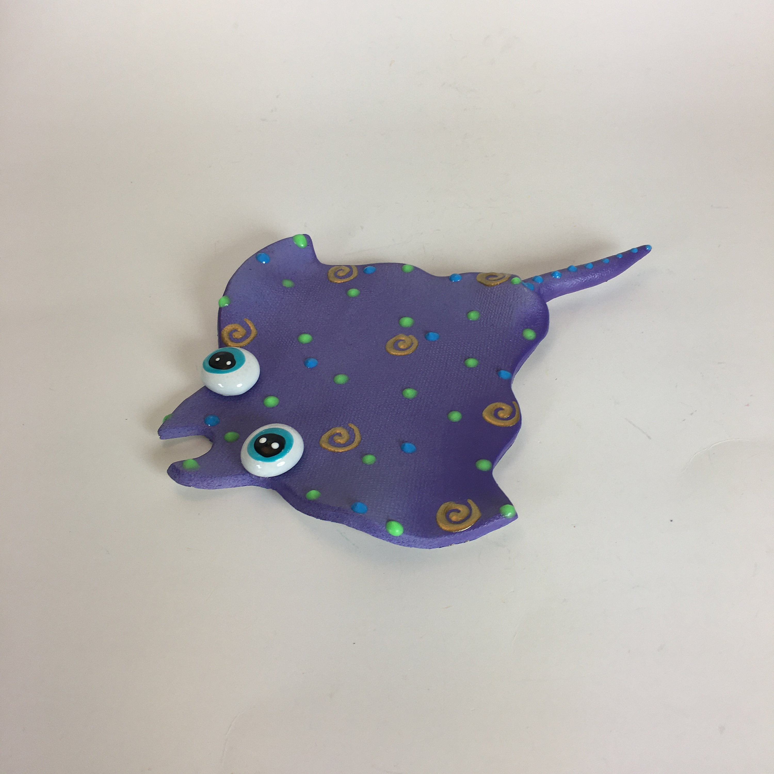 Stingray, Whimsical wall hanging Stingray, Beach Theme,Handmade ceramic ...